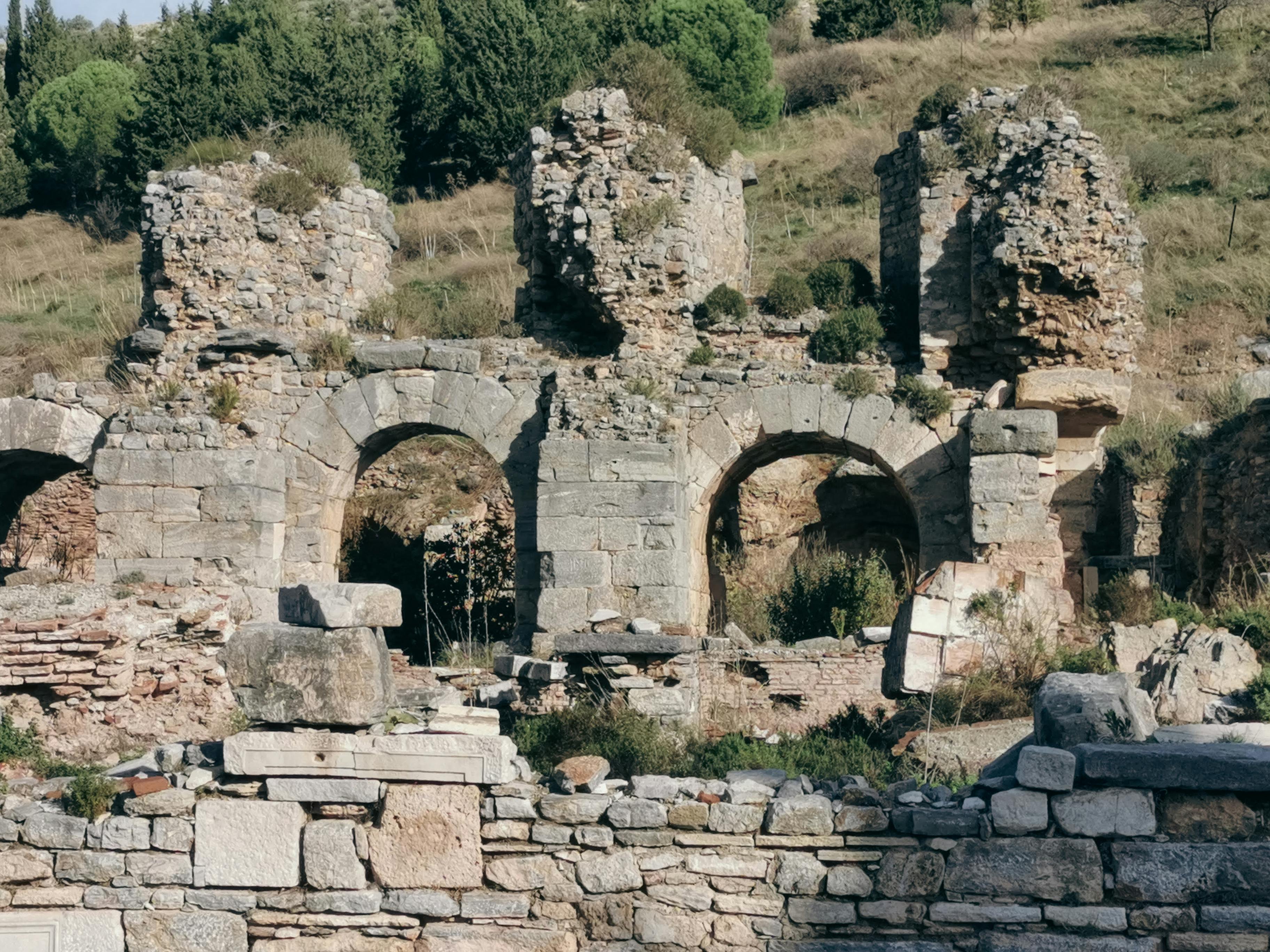 Stone Ruins of Ancient Amphitheater · Free Stock Photo