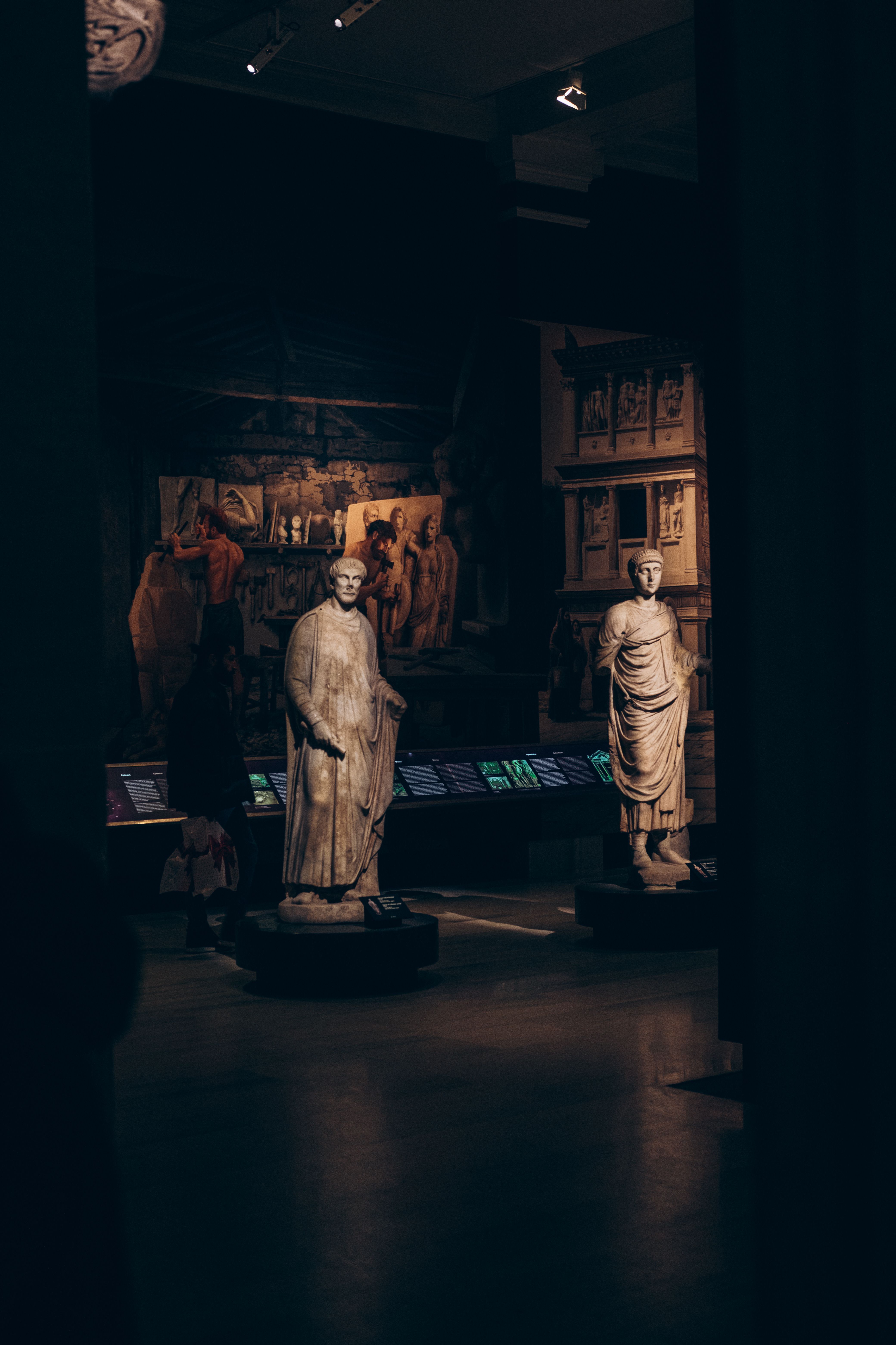 Ancient Sculpture in Museum · Free Stock Photo