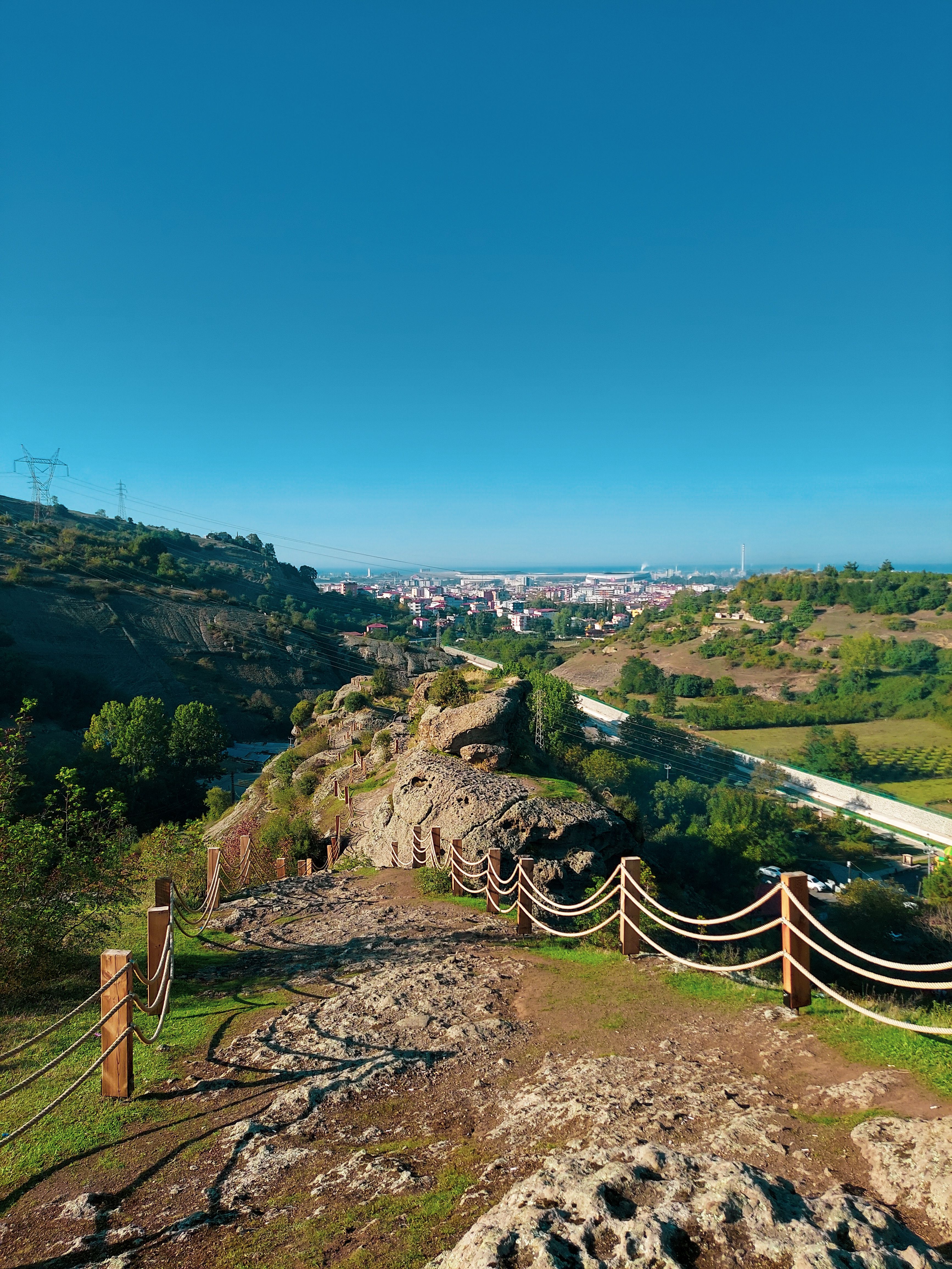 A view of the city from a hilltop · Free Stock Photo
