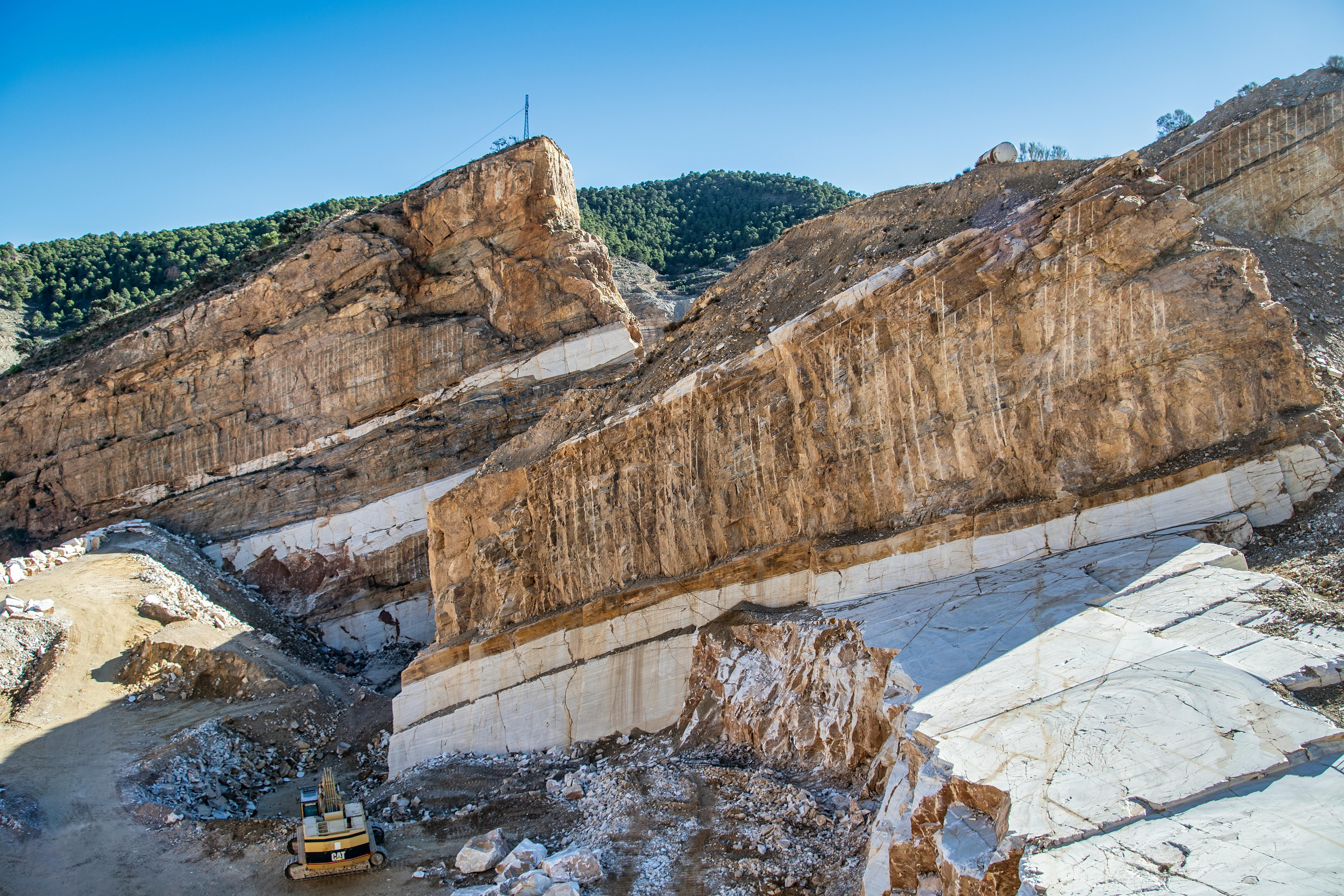 Mining Excavation On A Mountain · Free Stock Photo