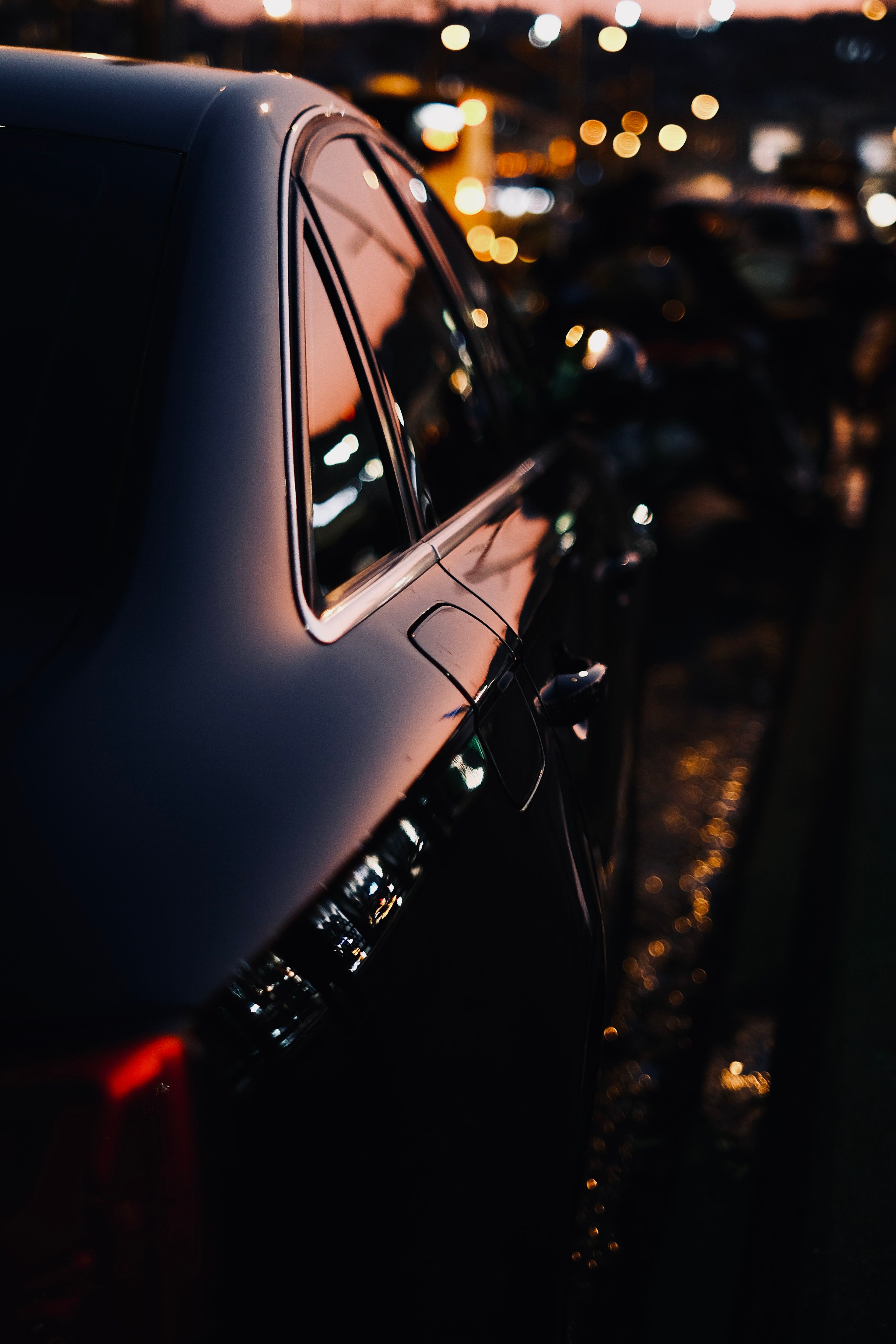 Reflection in Car Window · Free Stock Photo