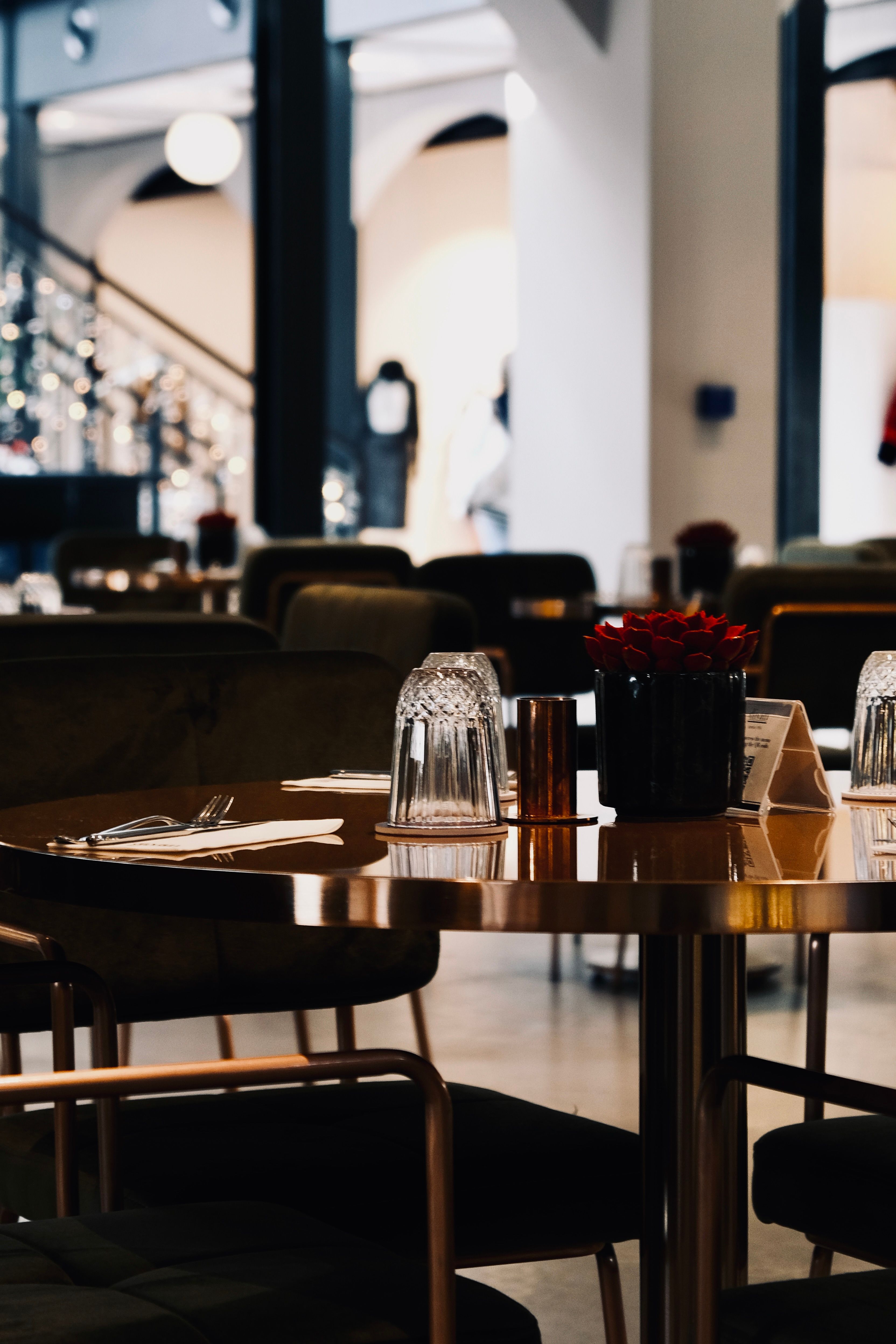 Interior of a Modern Elegant Restaurant · Free Stock Photo