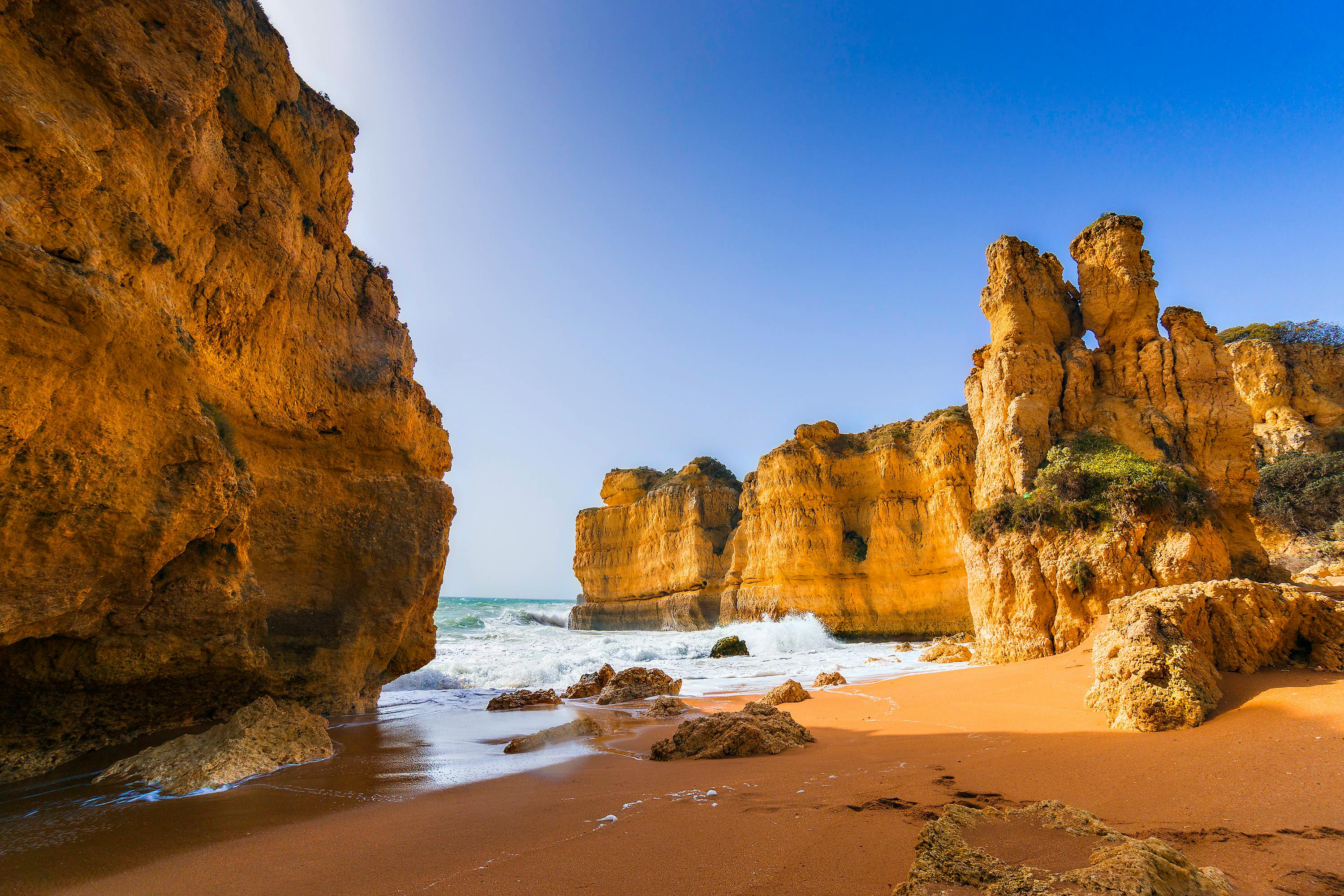 Beach Near Mountain · Free Stock Photo