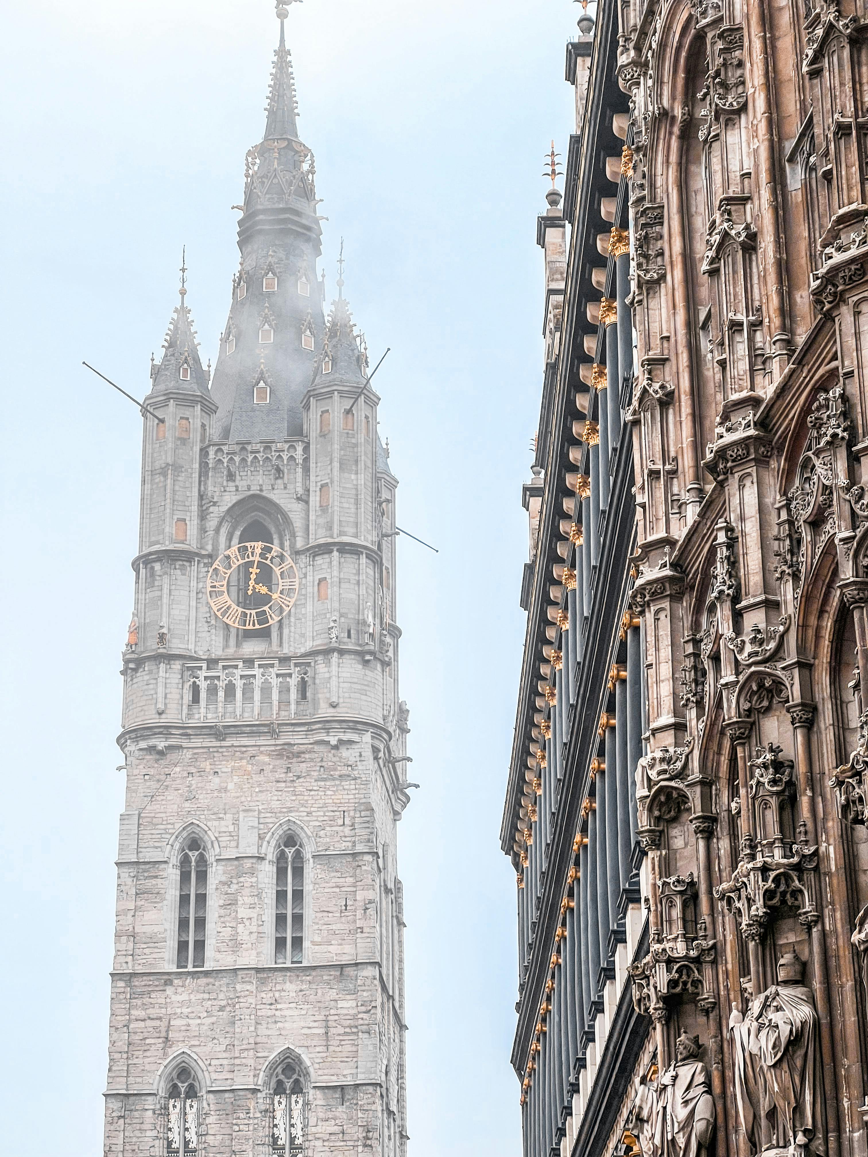 Tower of the Belfry of Ghent, Belgium · Free Stock Photo