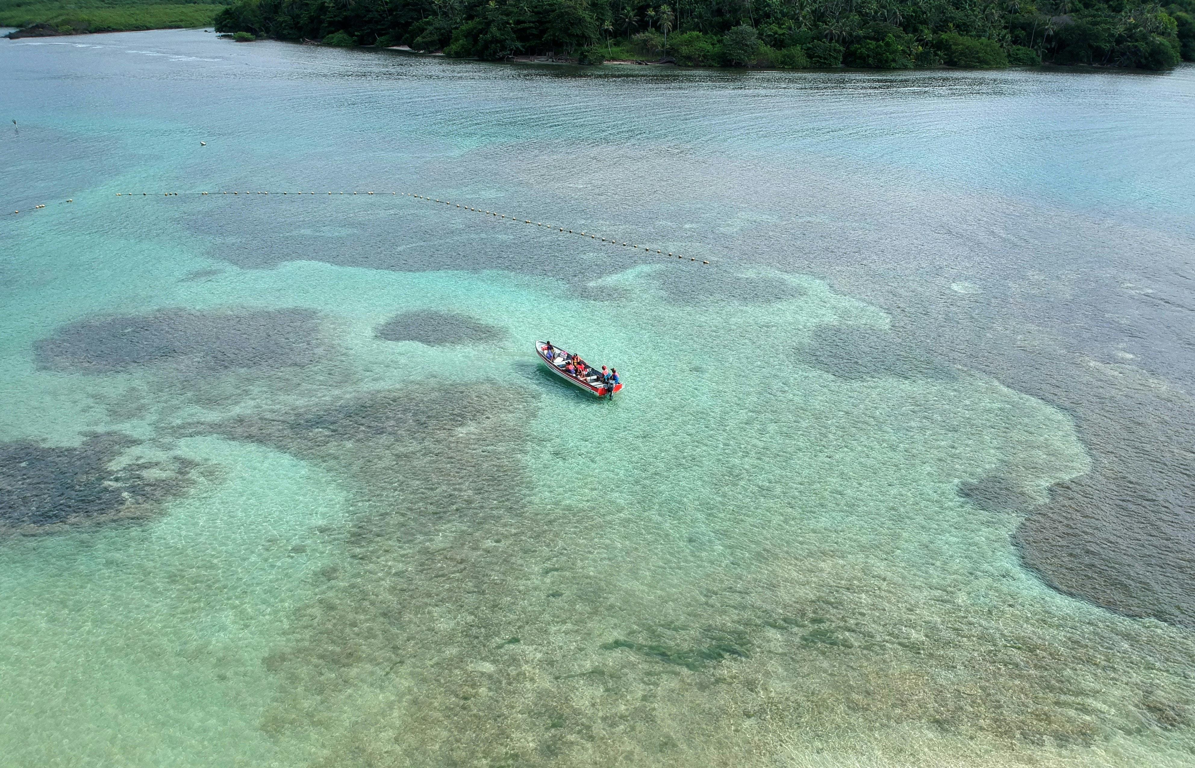 Drone Photography of Boat on Ocean · Free Stock Photo