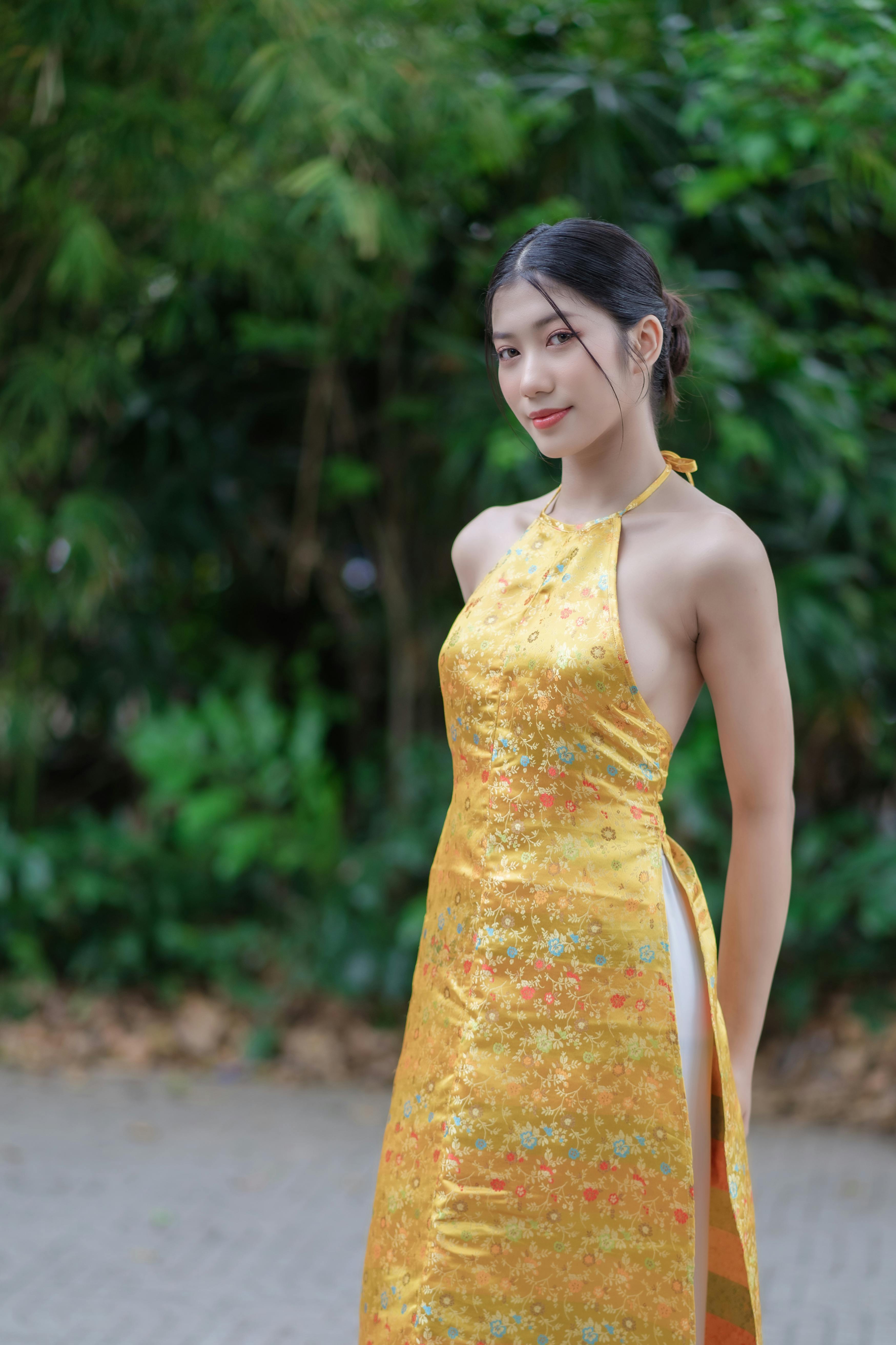 Beautiful Woman in Red Traditional Clothing · Free Stock Photo