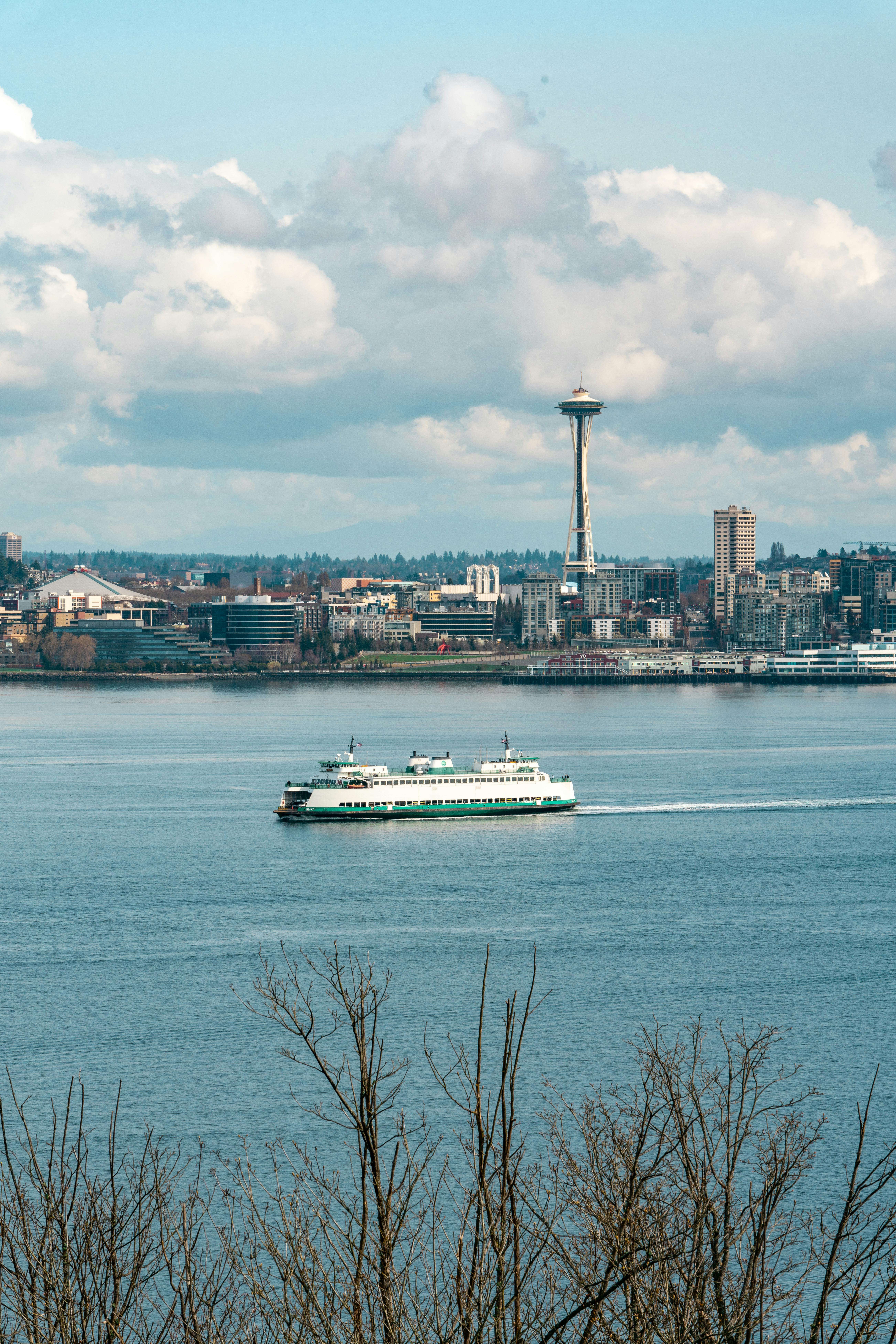 Ship Sailing by Seattle · Free Stock Photo