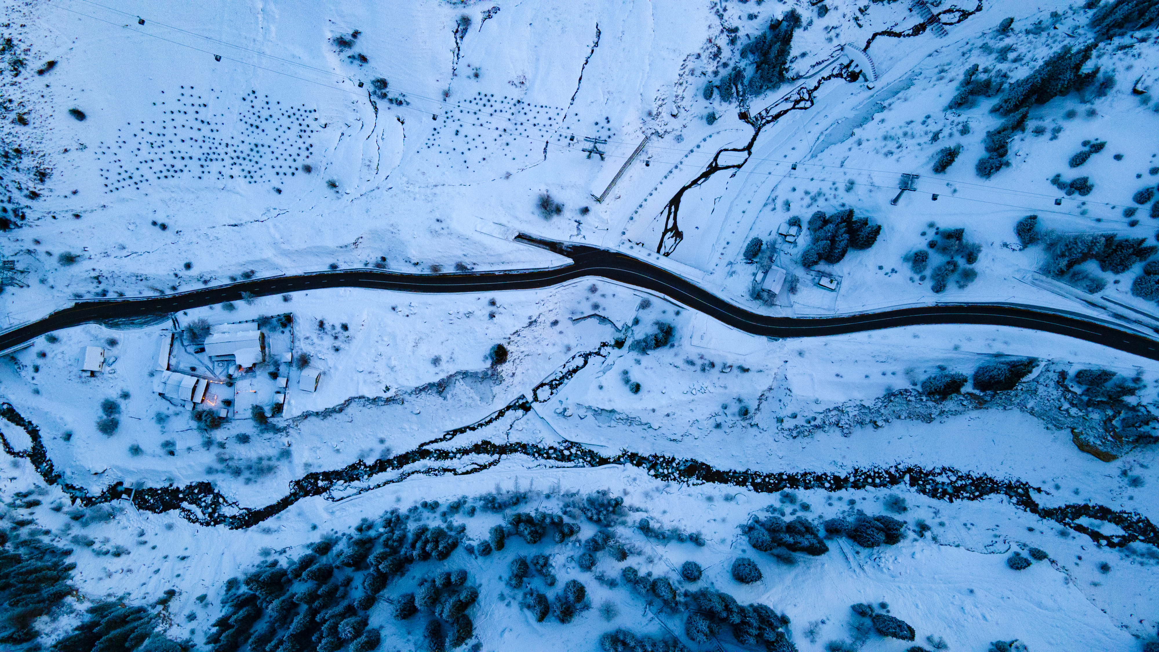 Aerial Drone Shot Of Snowy Siberian Mountains Photos, Download The BEST ...