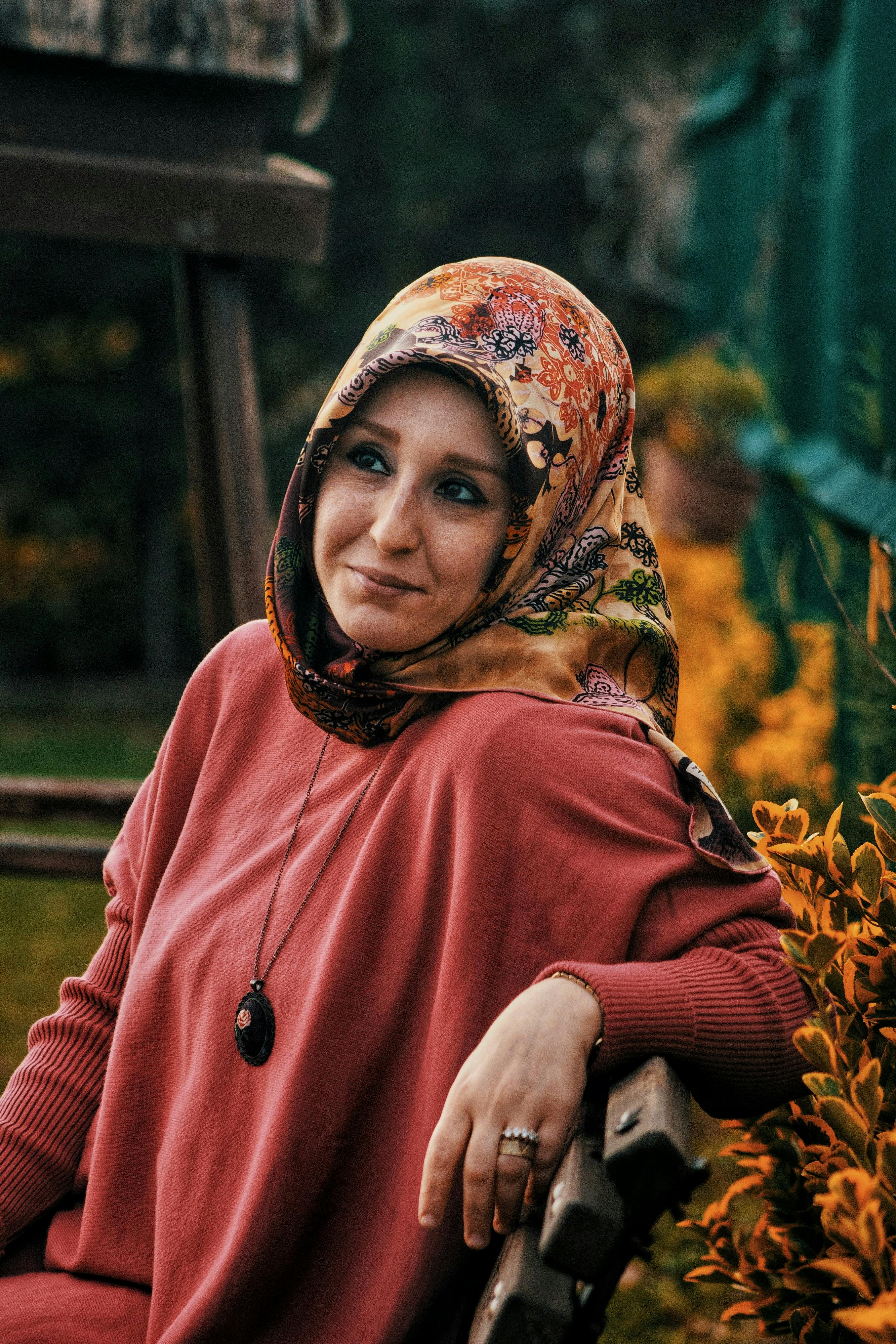 Young Woman Wearing a Traditional Dress and a Hijab · Free Stock Photo