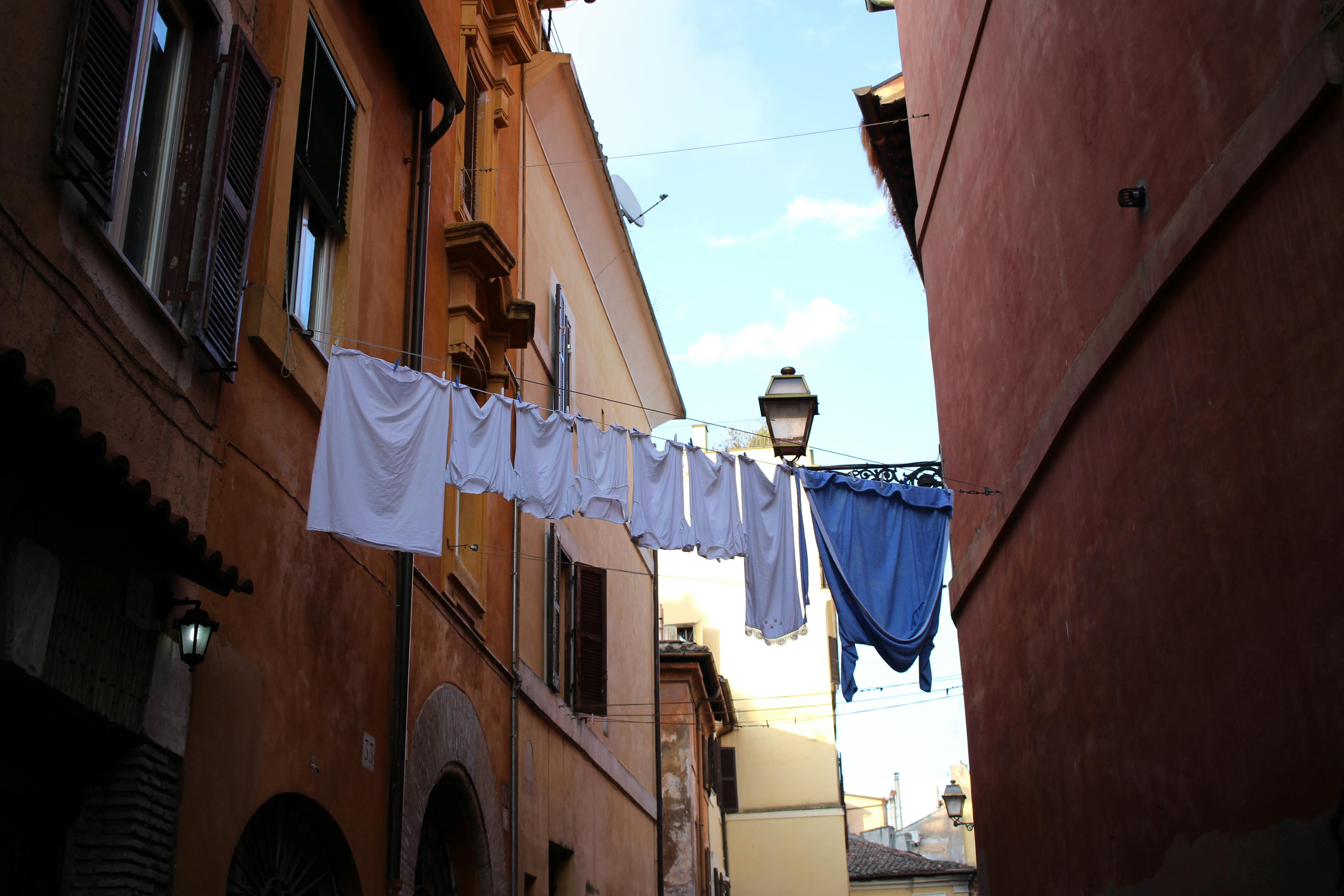 Clothes Hanging on Clothes Line · Free Stock Photo