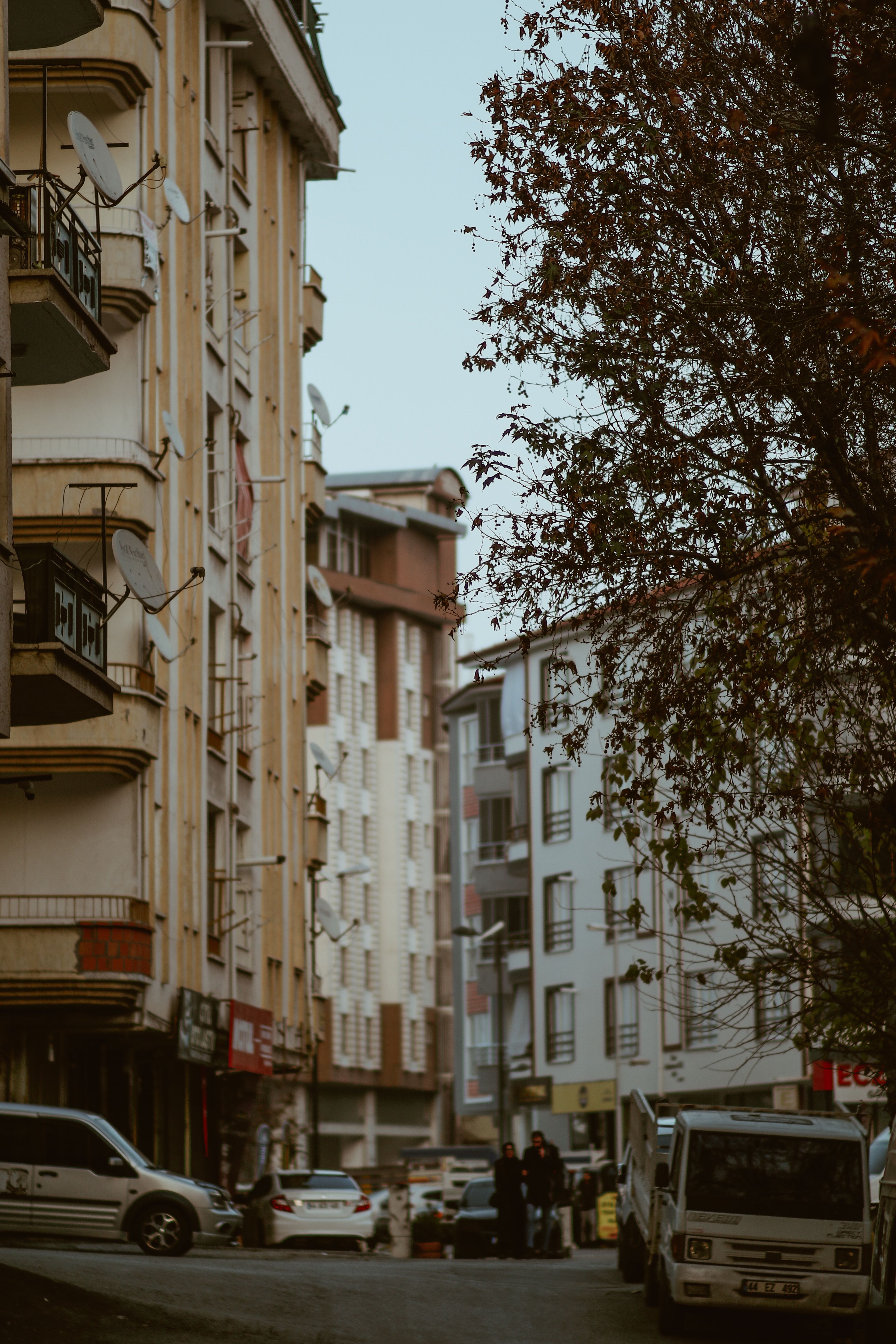 City Buildings Near the Street · Free Stock Photo