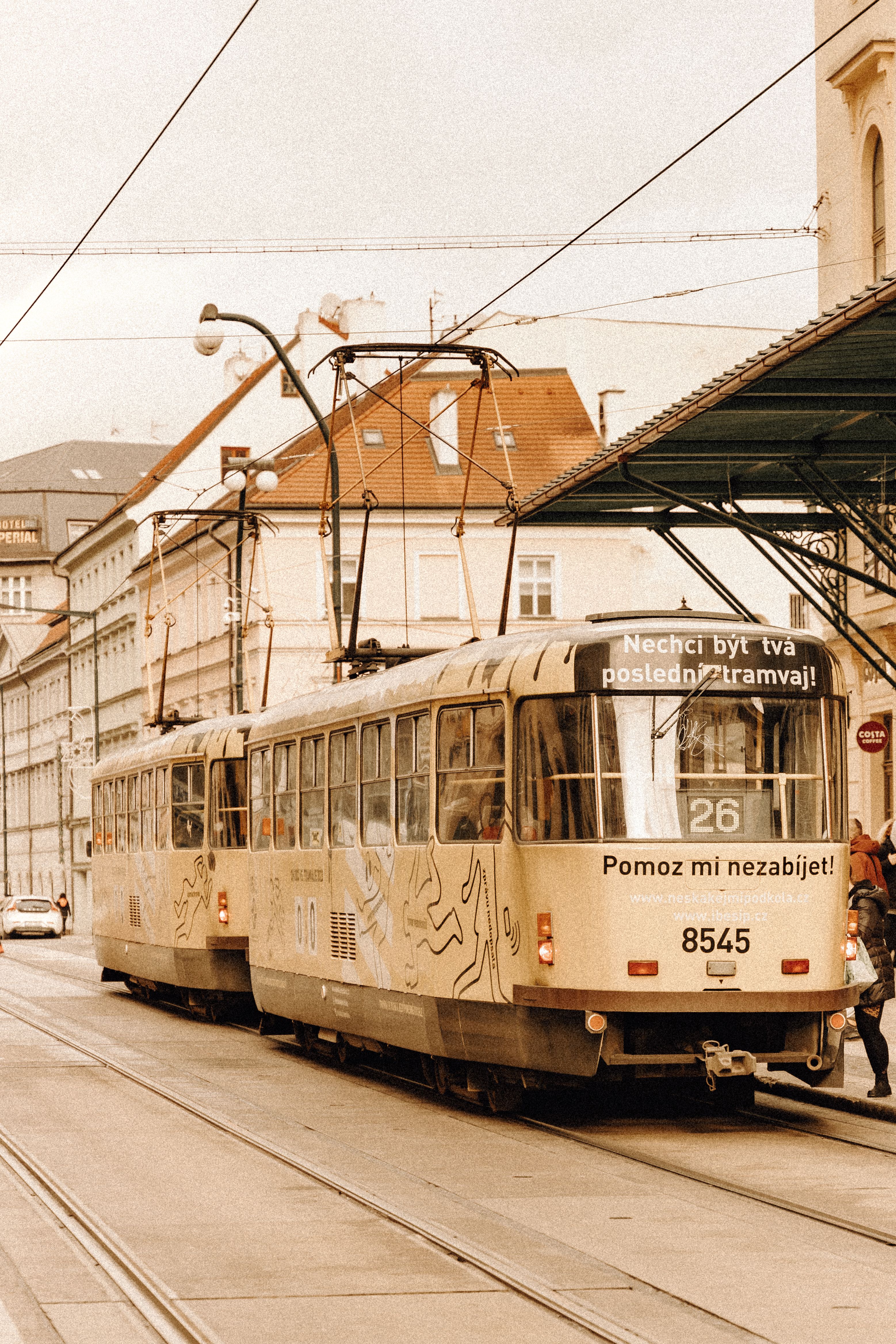 Tram Lines on the Street · Free Stock Photo