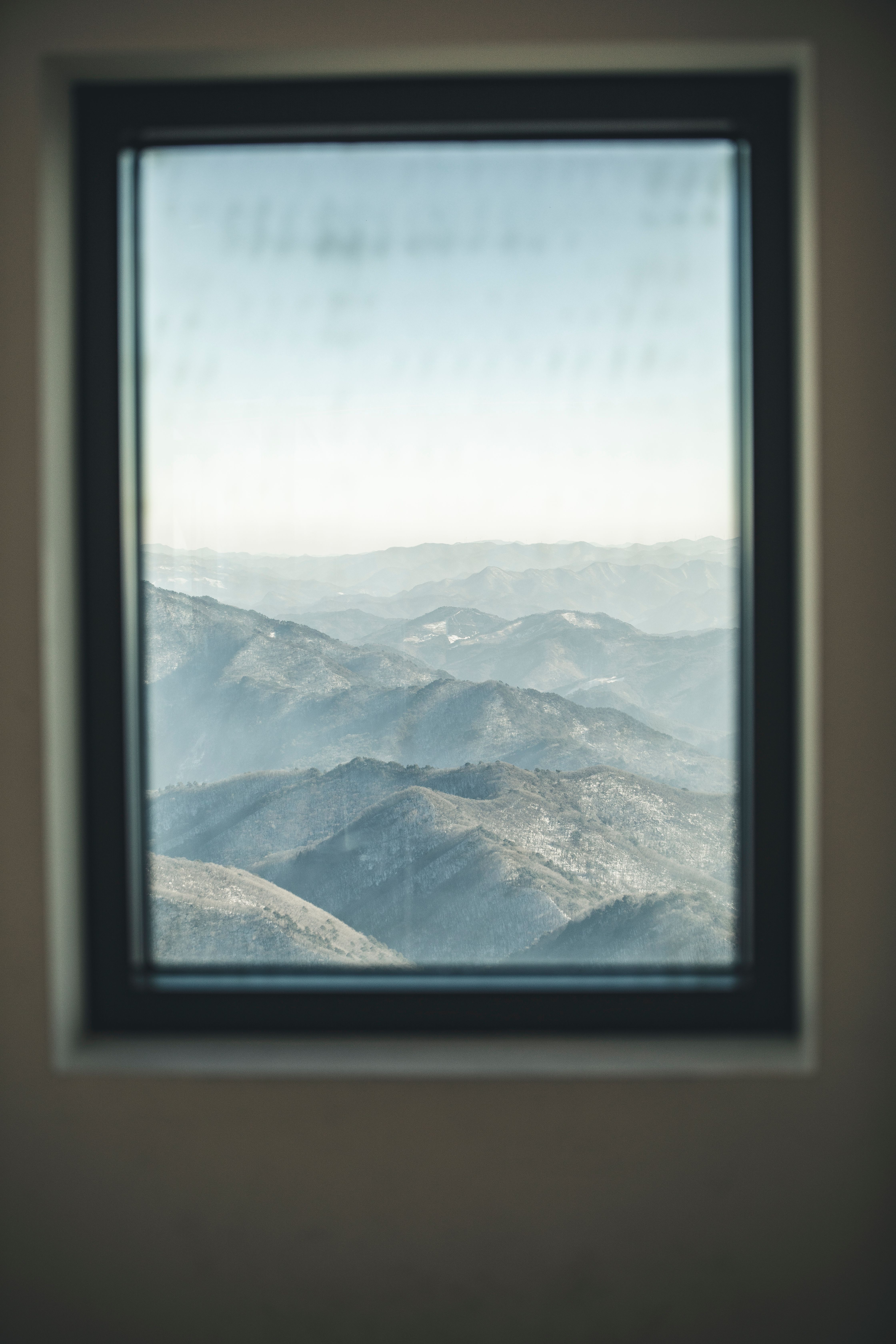 Mountains behind Window · Free Stock Photo