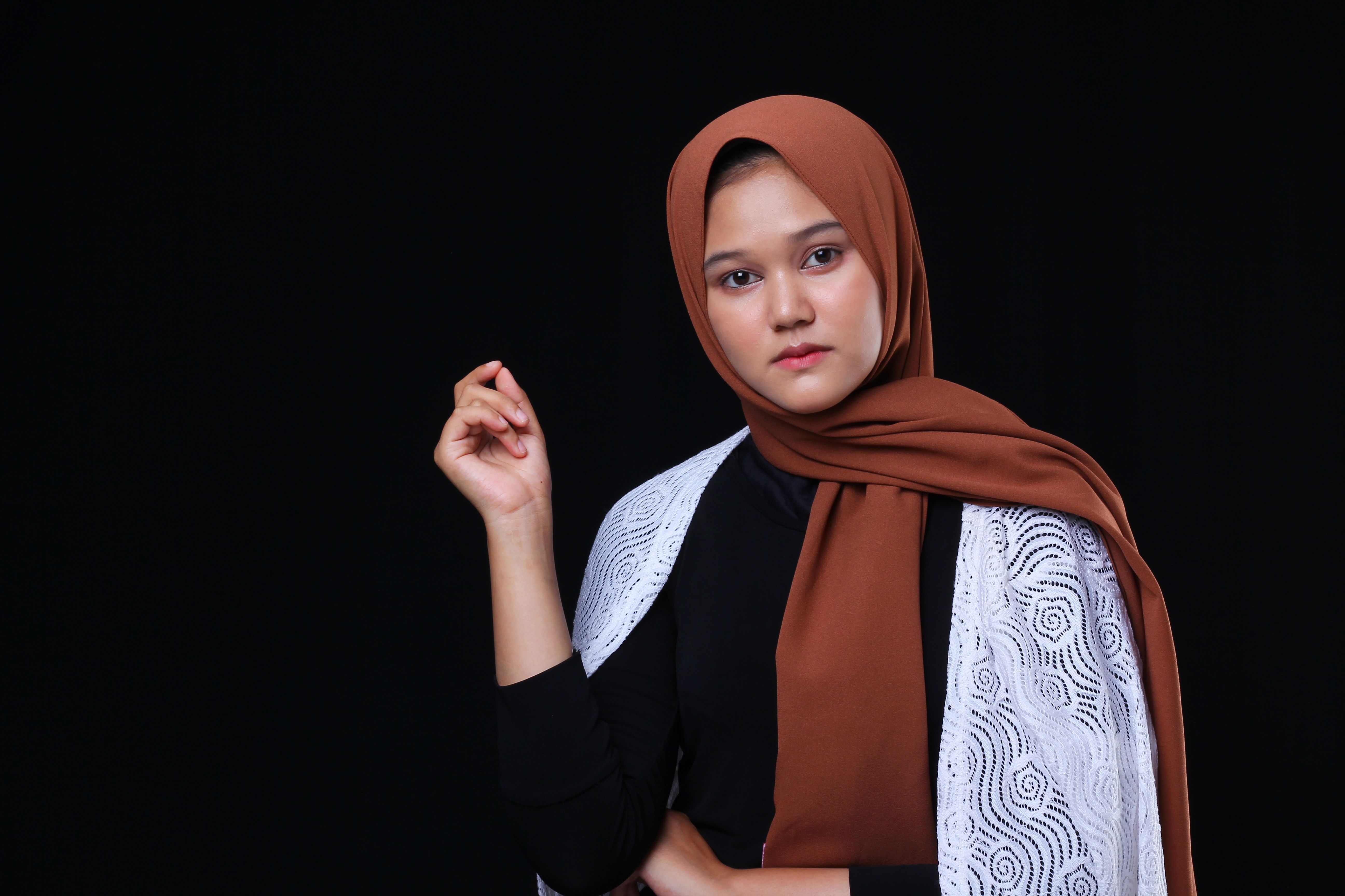 A Cute Girl Wearing Hijab · Free Stock Photo