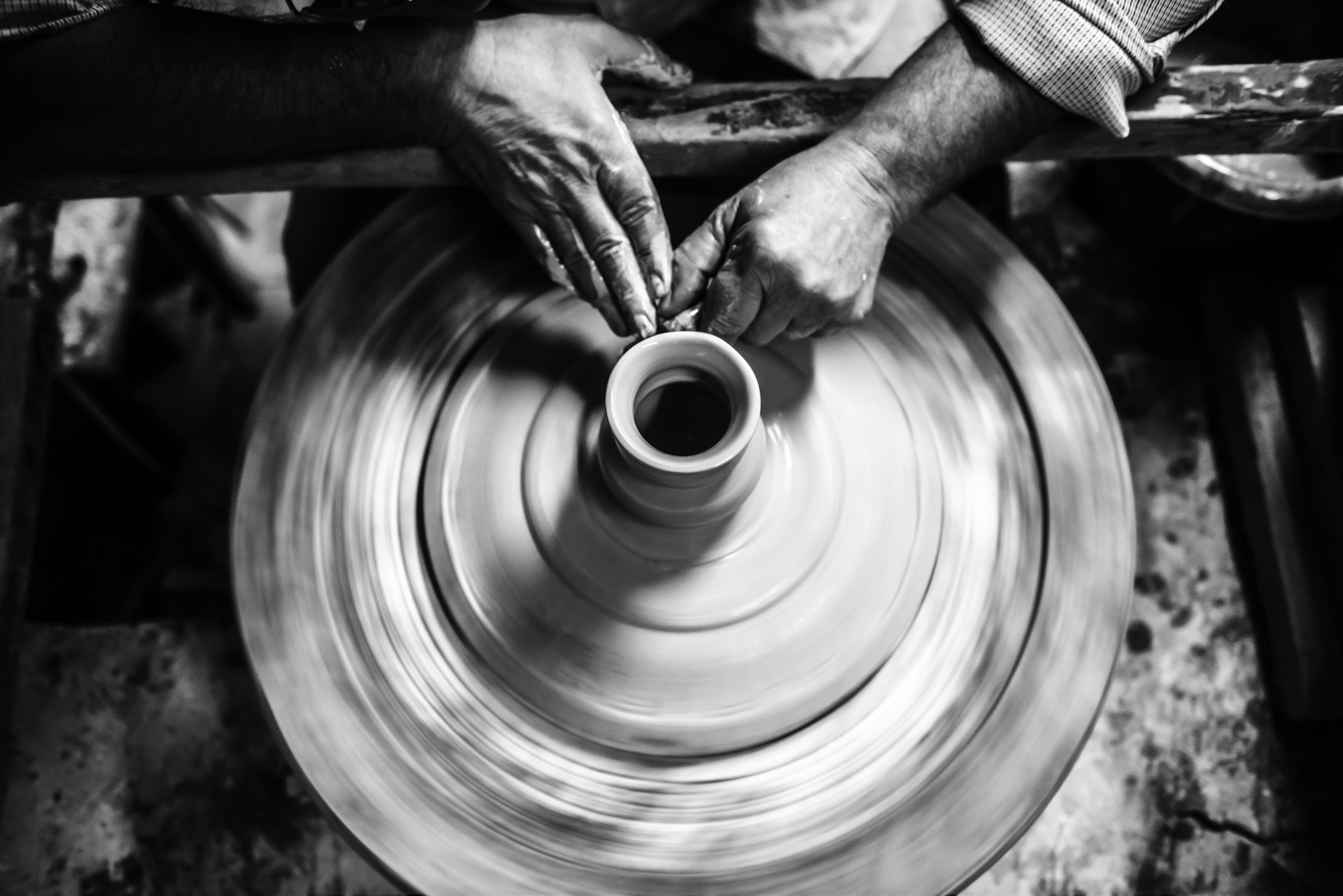 Potter at Work · Free Stock Photo
