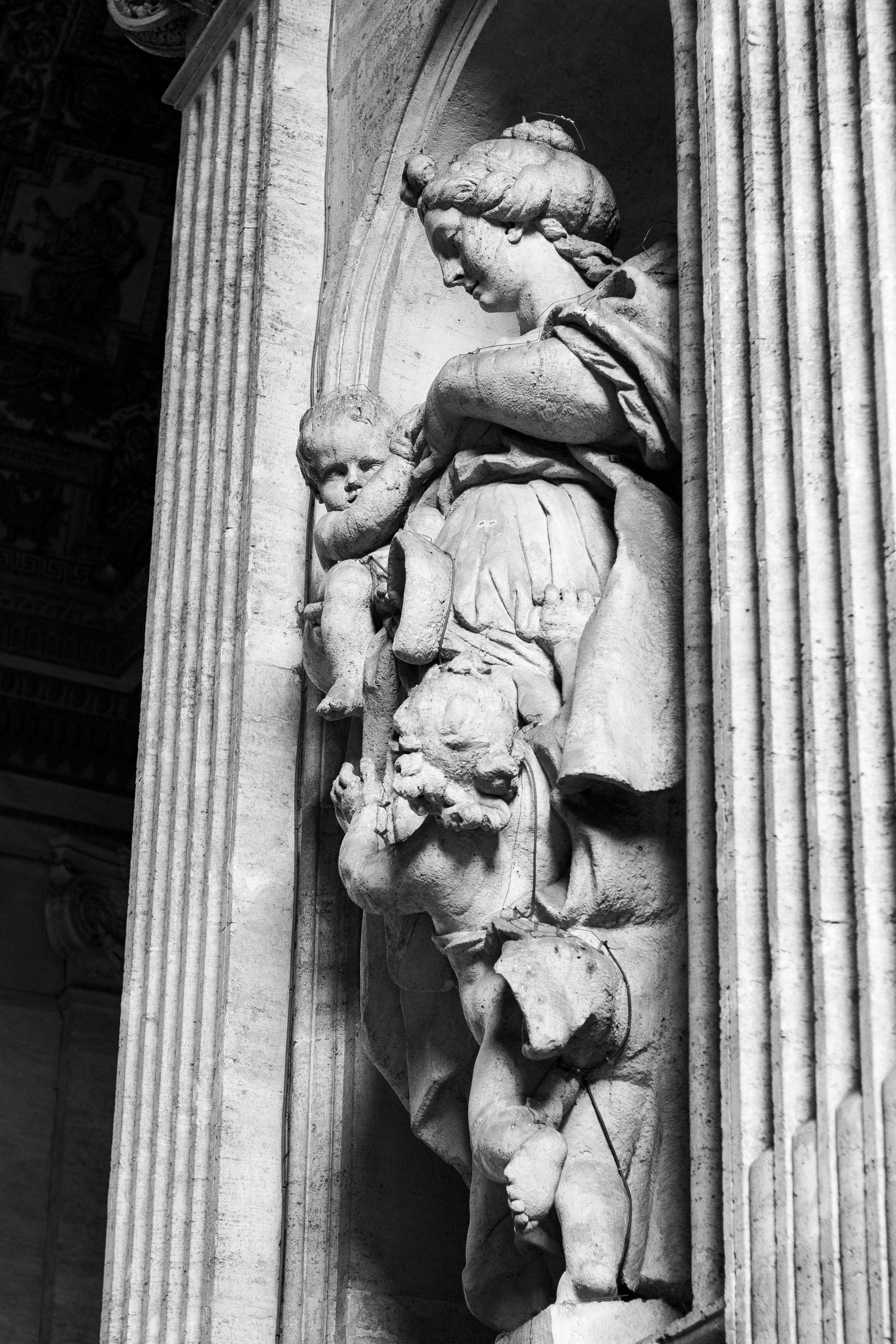 Foto de stock gratuita sobre arte, esculpido, escultura, estatua, nicho ...