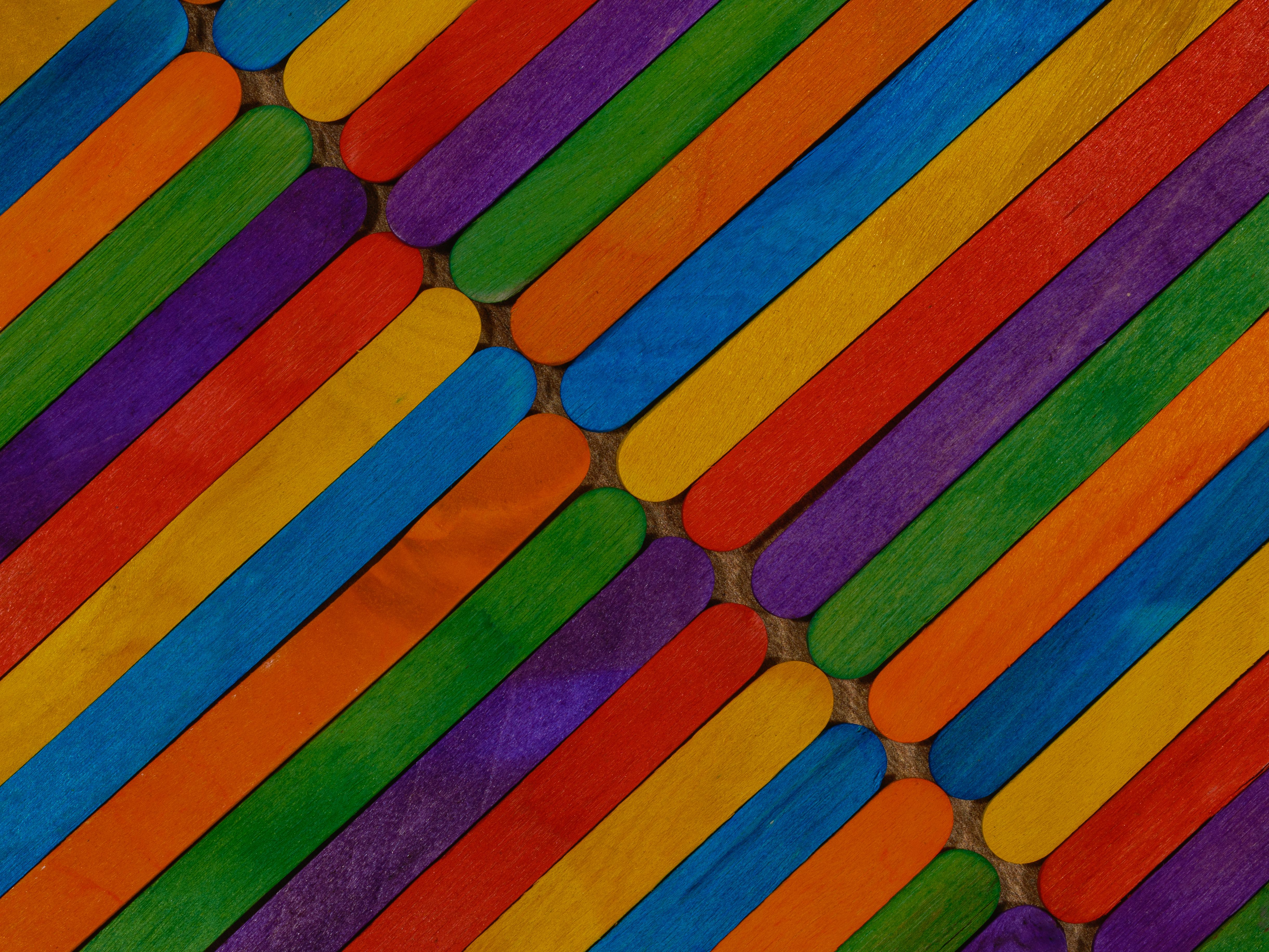 Colorful Wooden Fence · Free Stock Photo