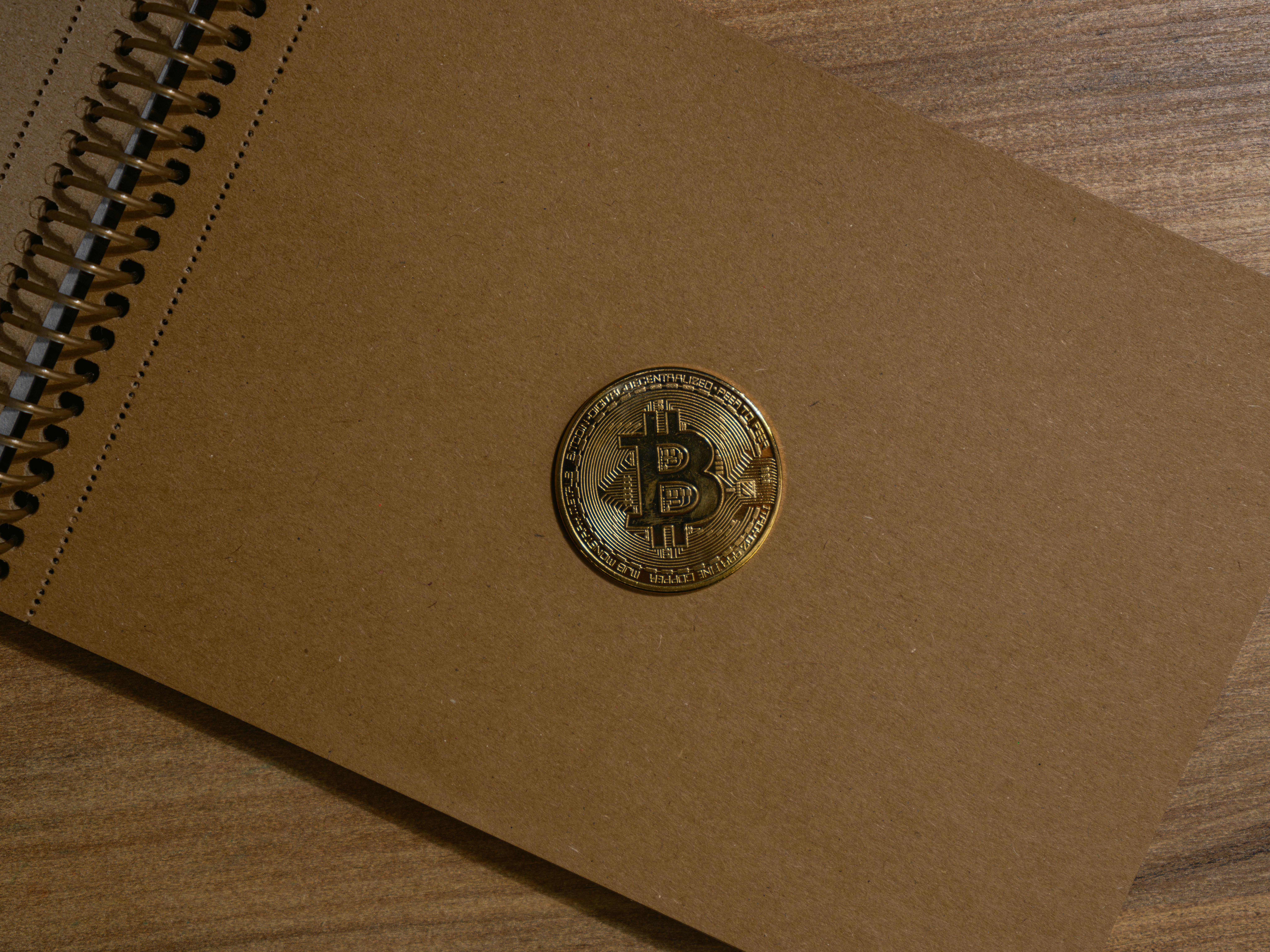 Close-Up Shot of a Bitcoin · Free Stock Photo