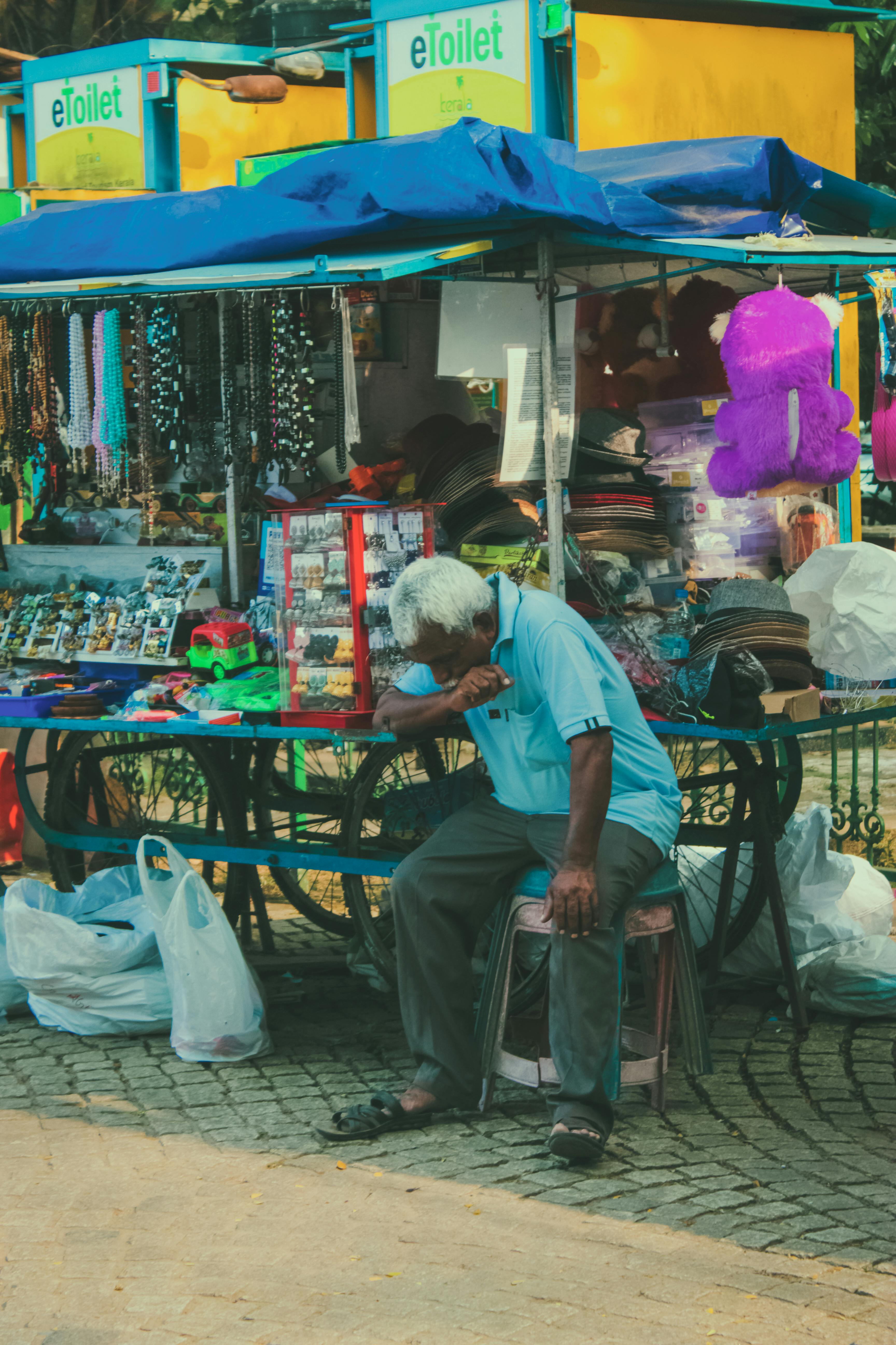 Man Sitting and Working · Free Stock Photo