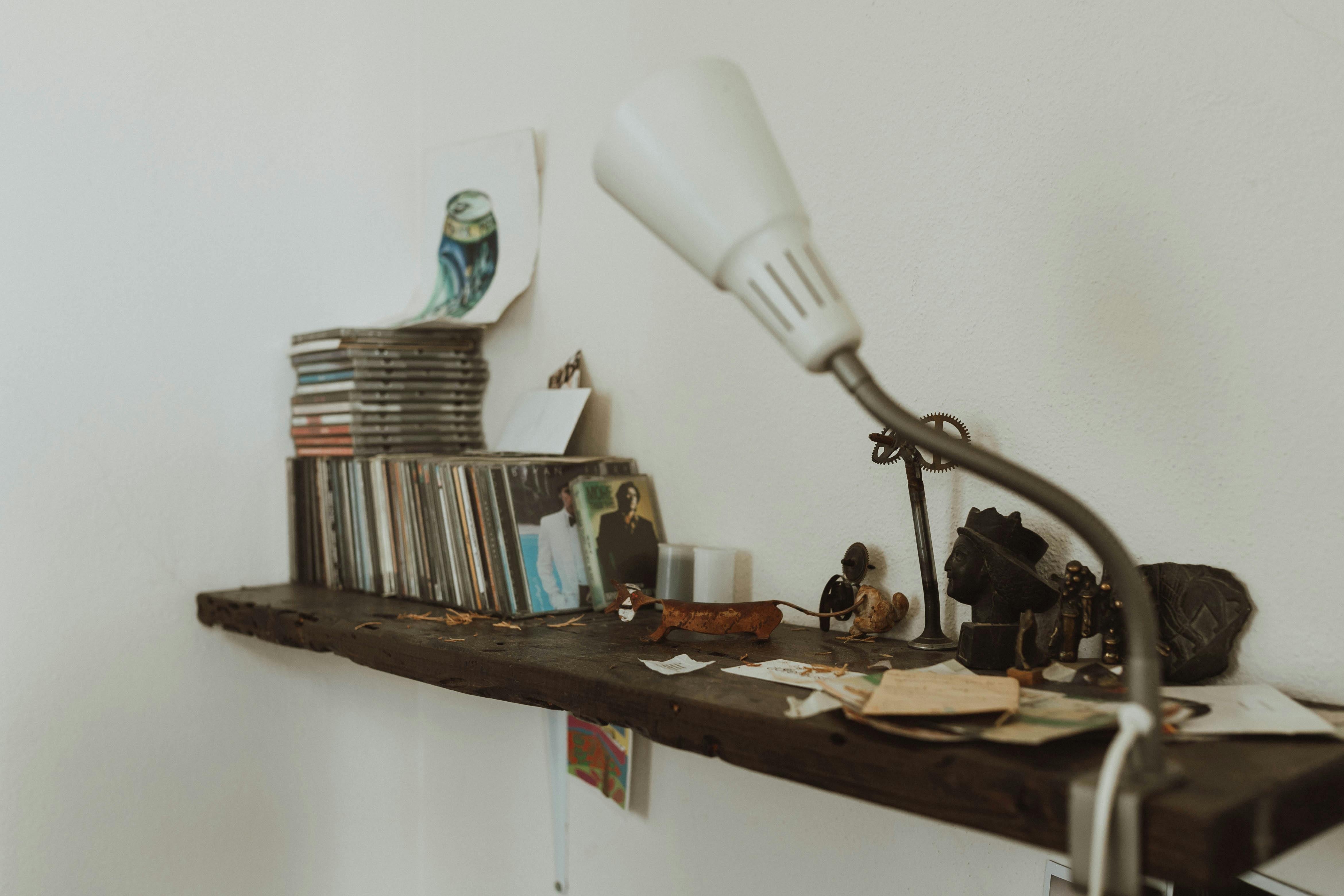 Music CDs on Shelf · Free Stock Photo