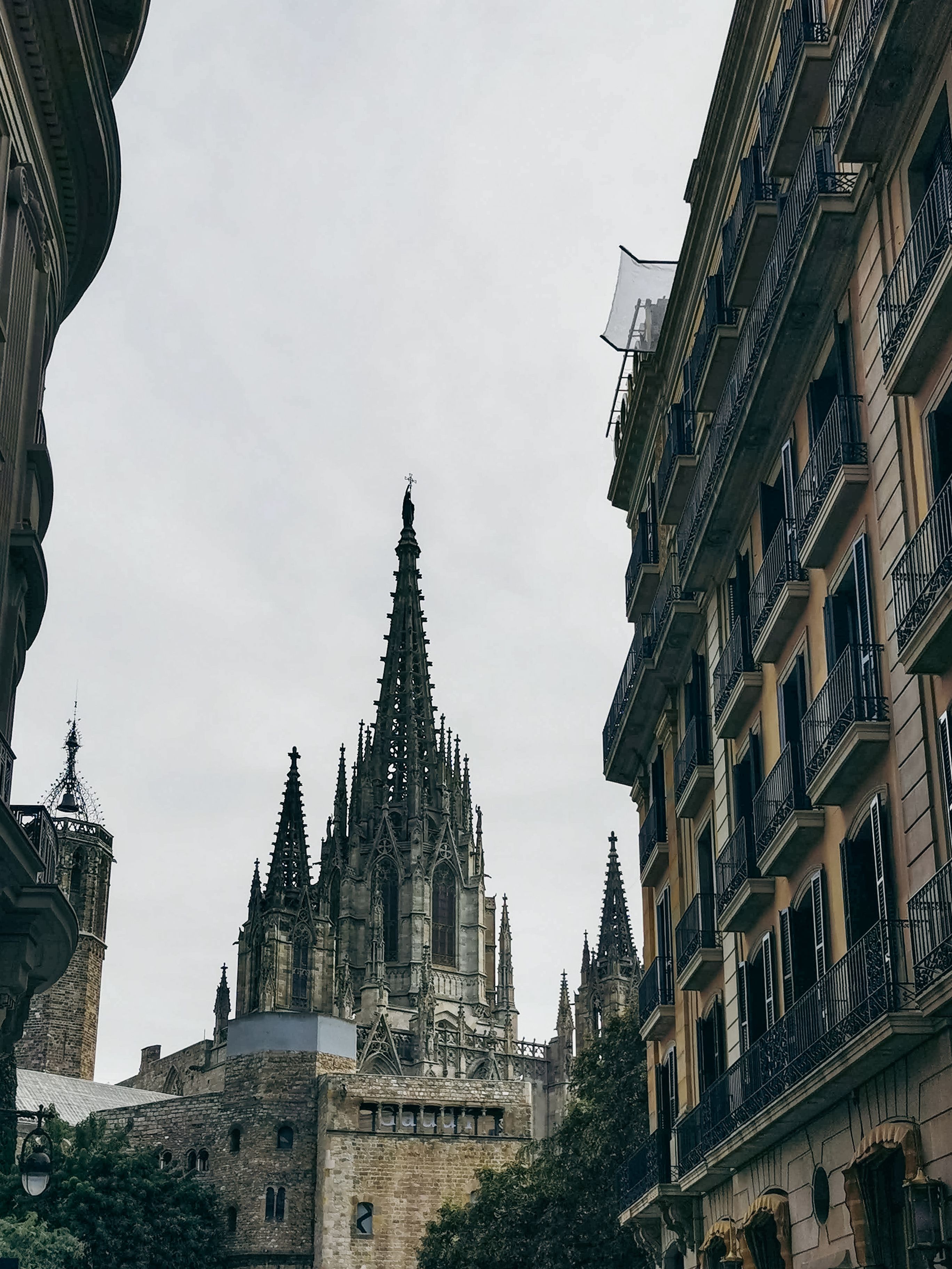 Clouds over Cathedral in Town · Free Stock Photo