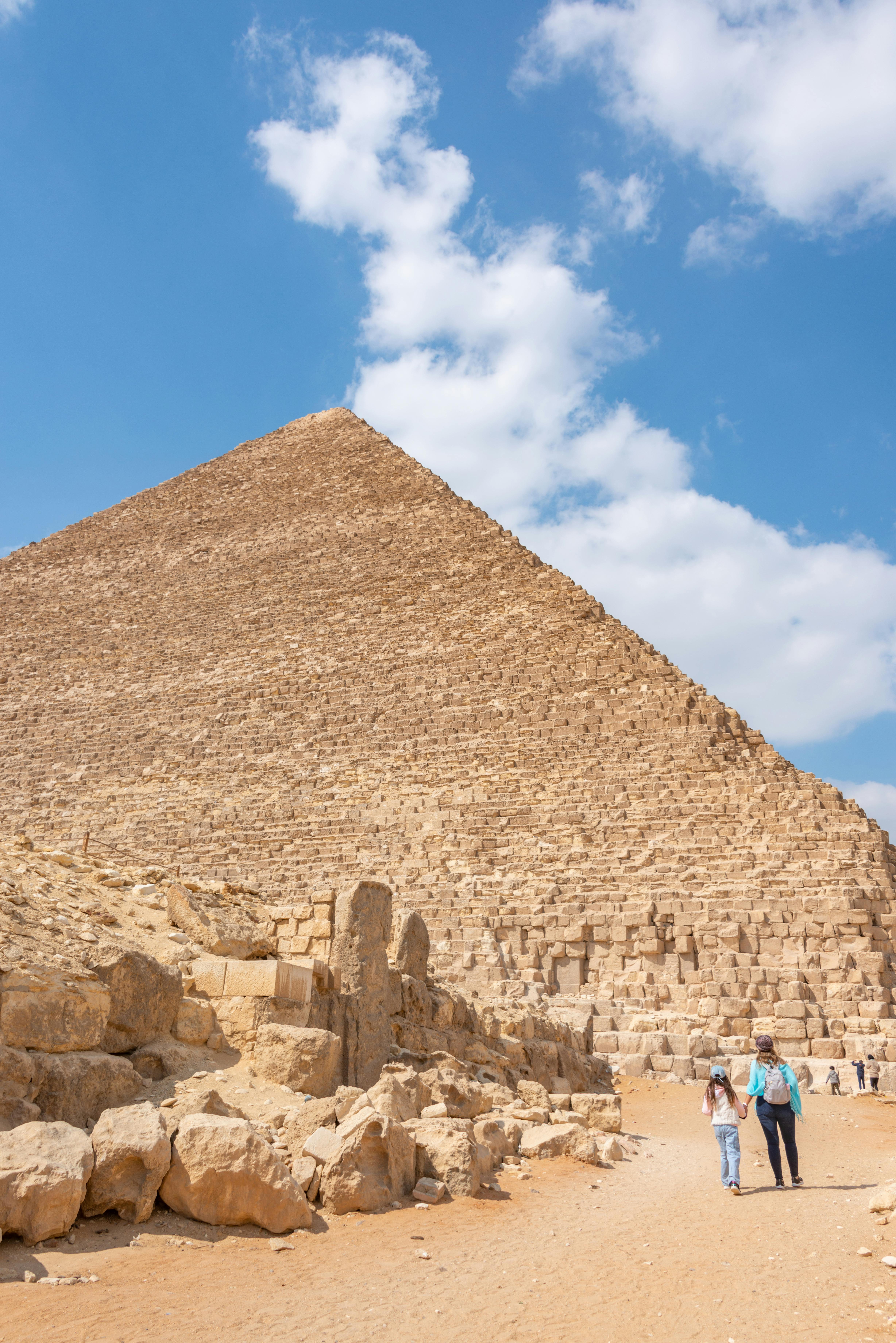 Man Taking Photo of the Great Pyramid · Free Stock Photo