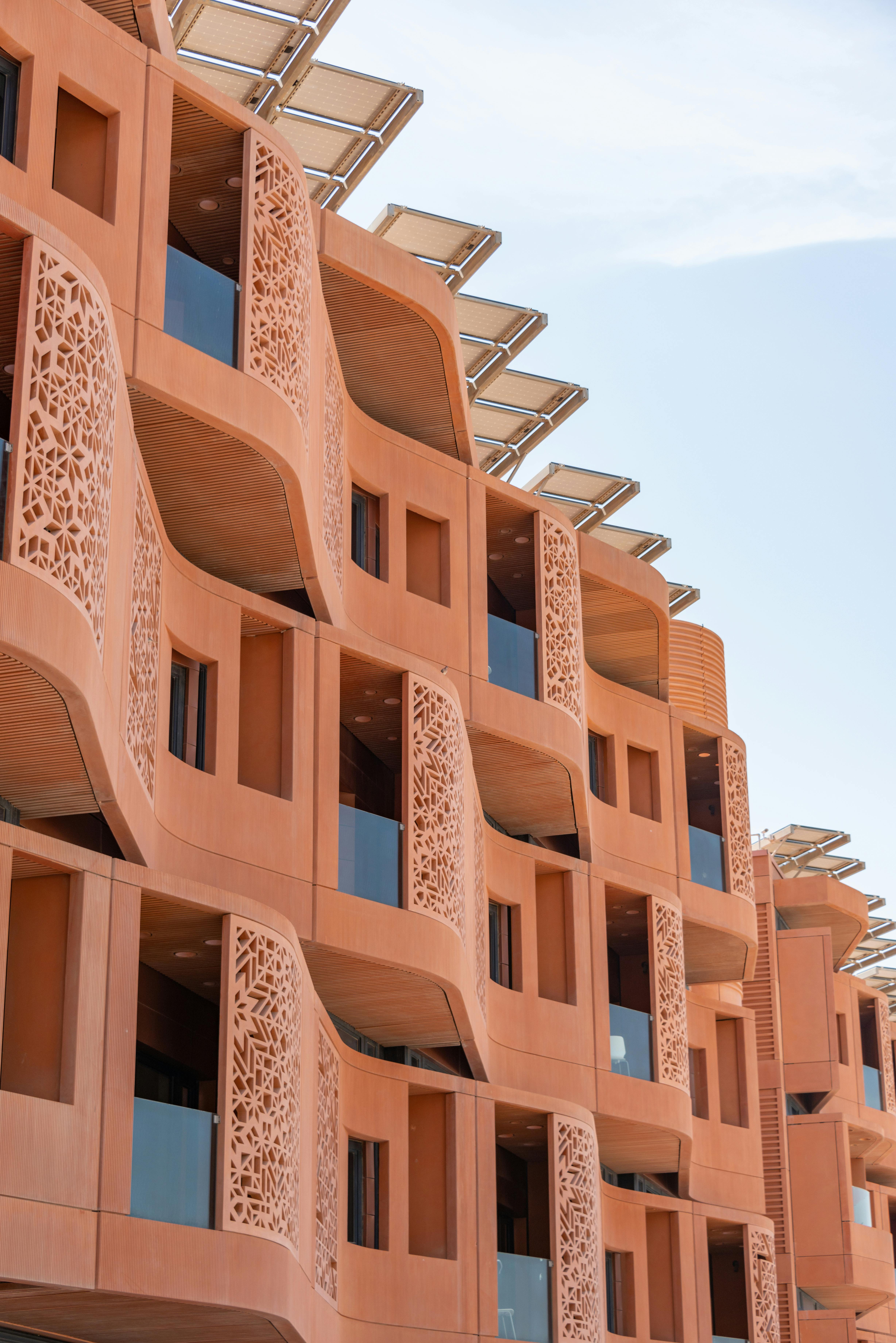 Red Wall of Modern Building · Free Stock Photo