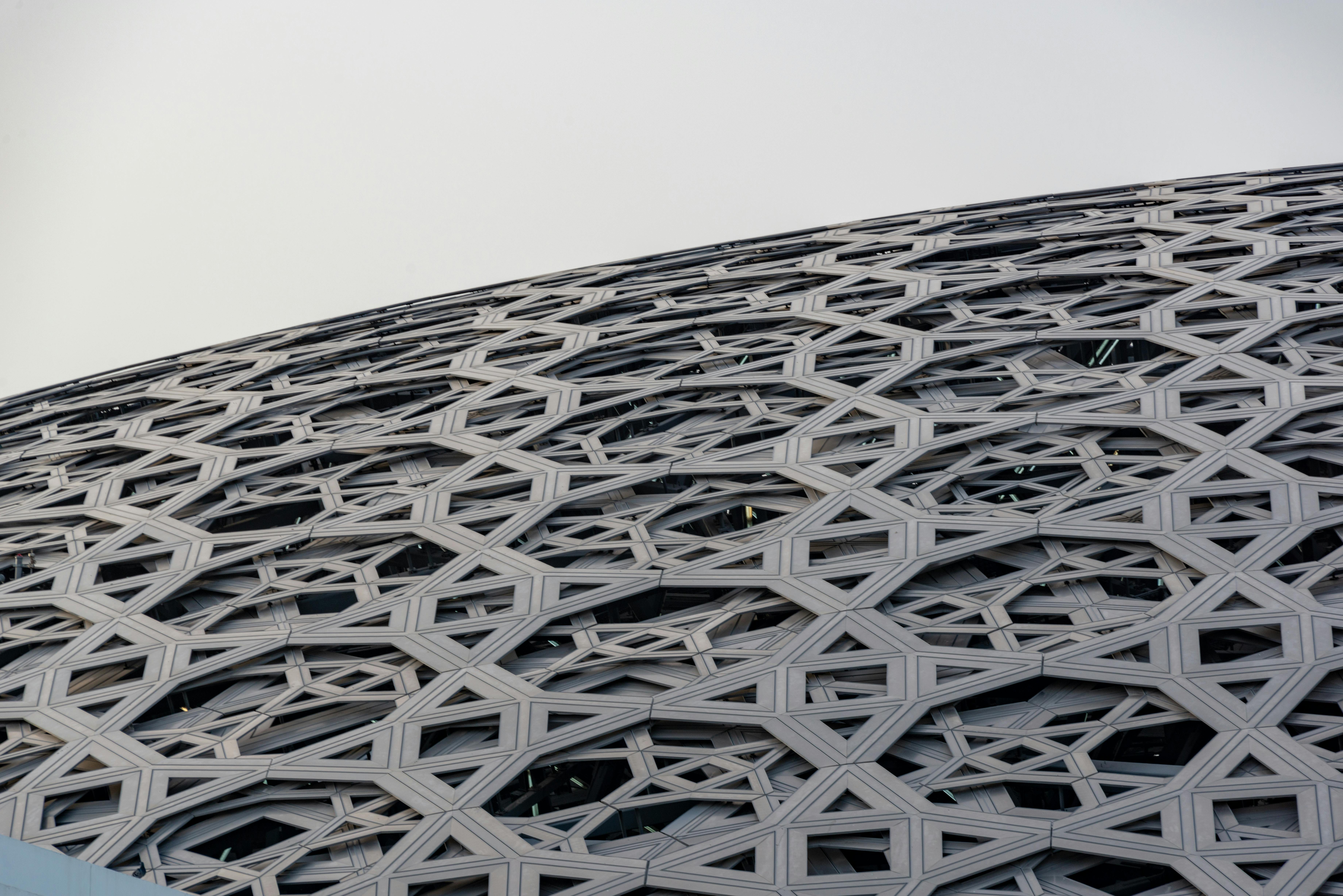 Geometric Roof of Louvre Abu Dhabi · Free Stock Photo