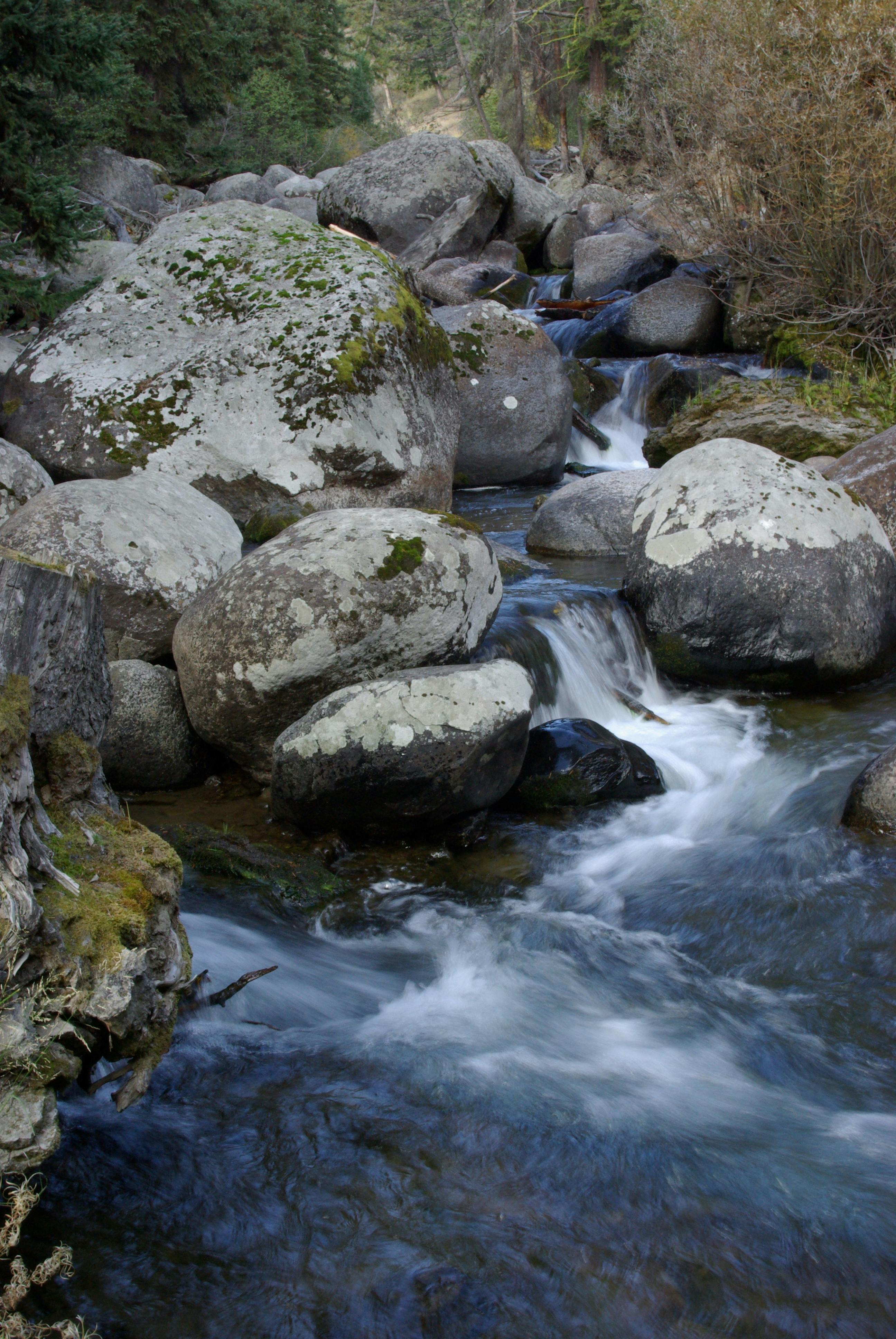 Rocks around Stream · Free Stock Photo