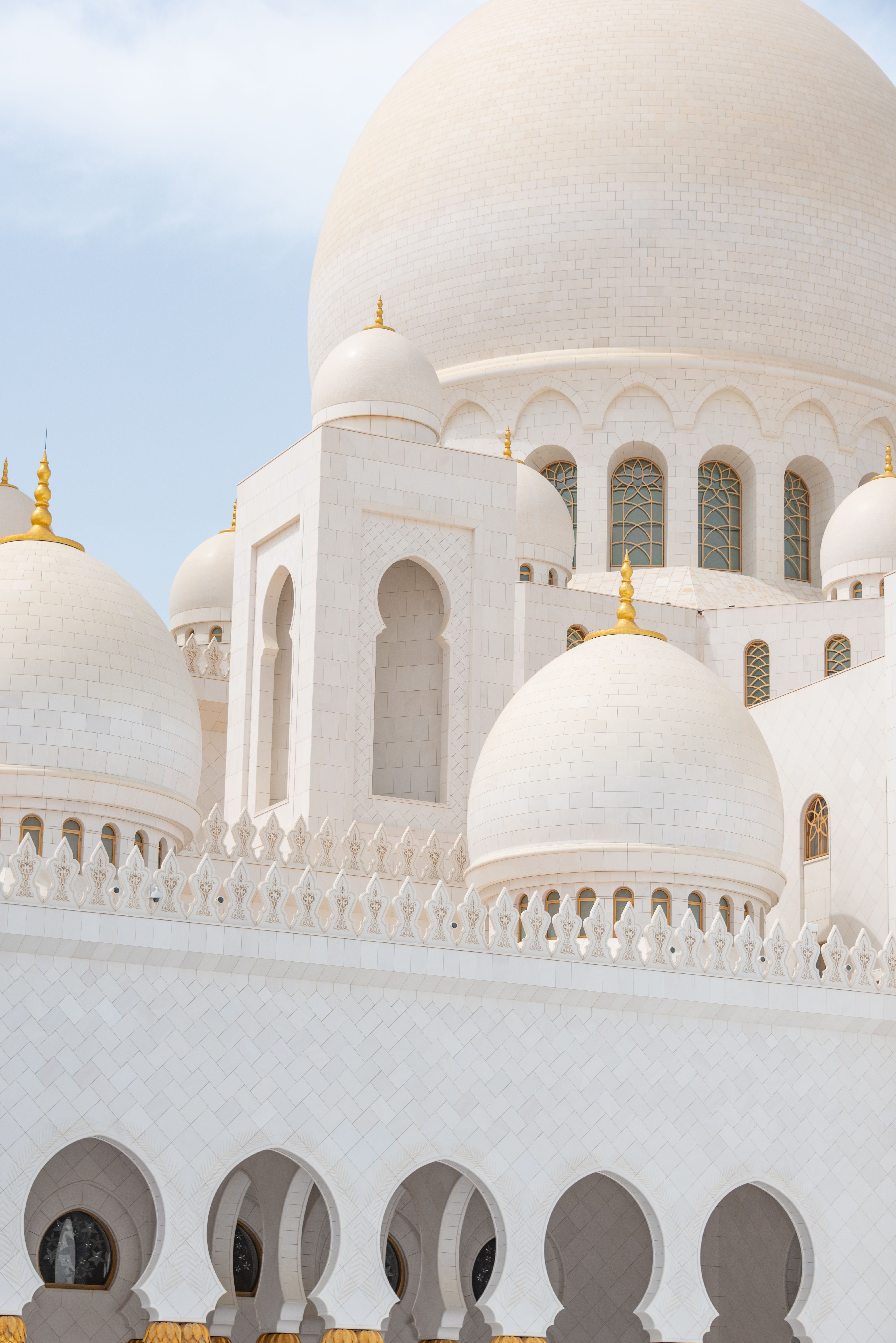 Marble and Gold Mosque · Free Stock Photo