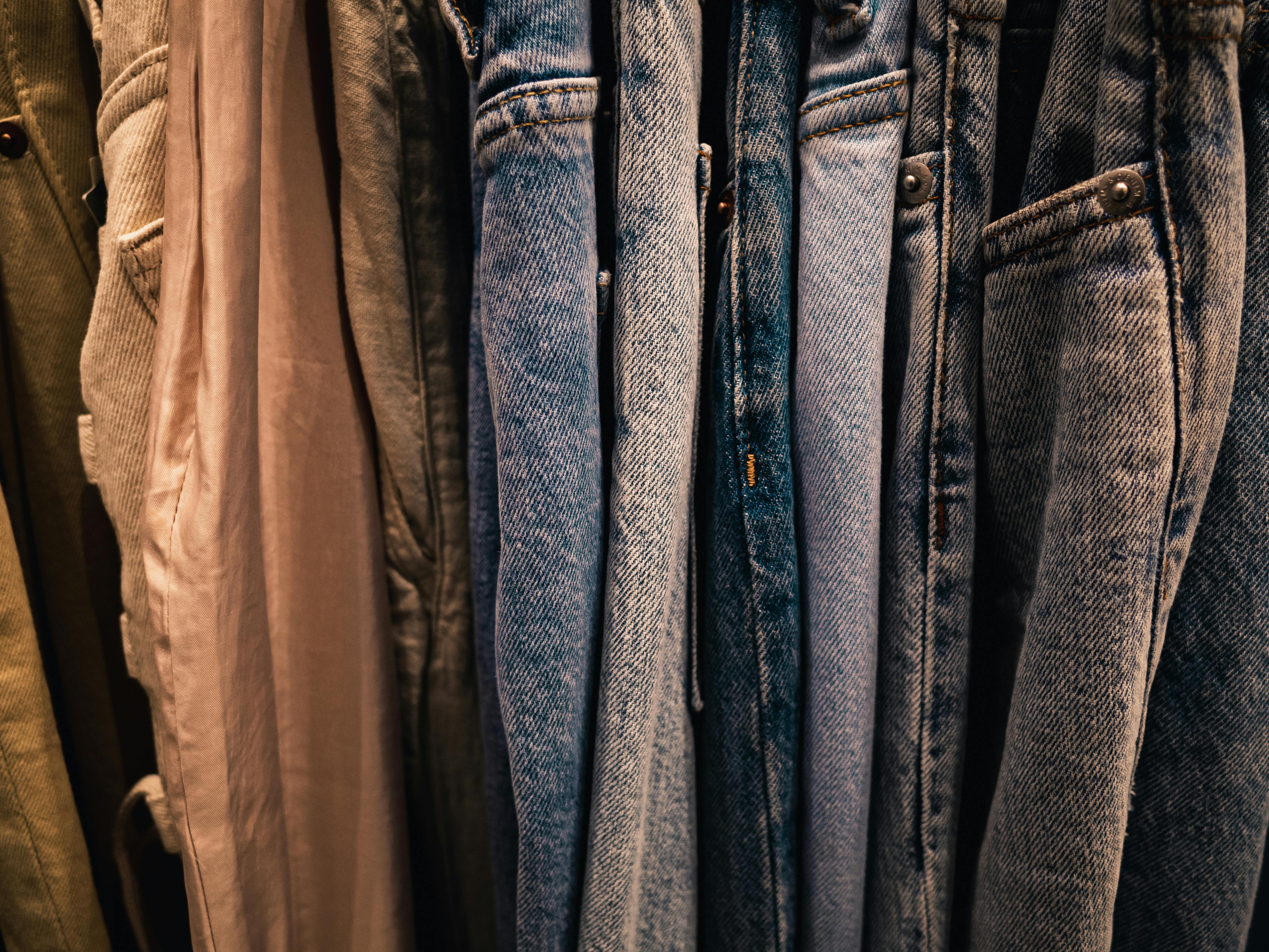 Pants on Rack · Free Stock Photo