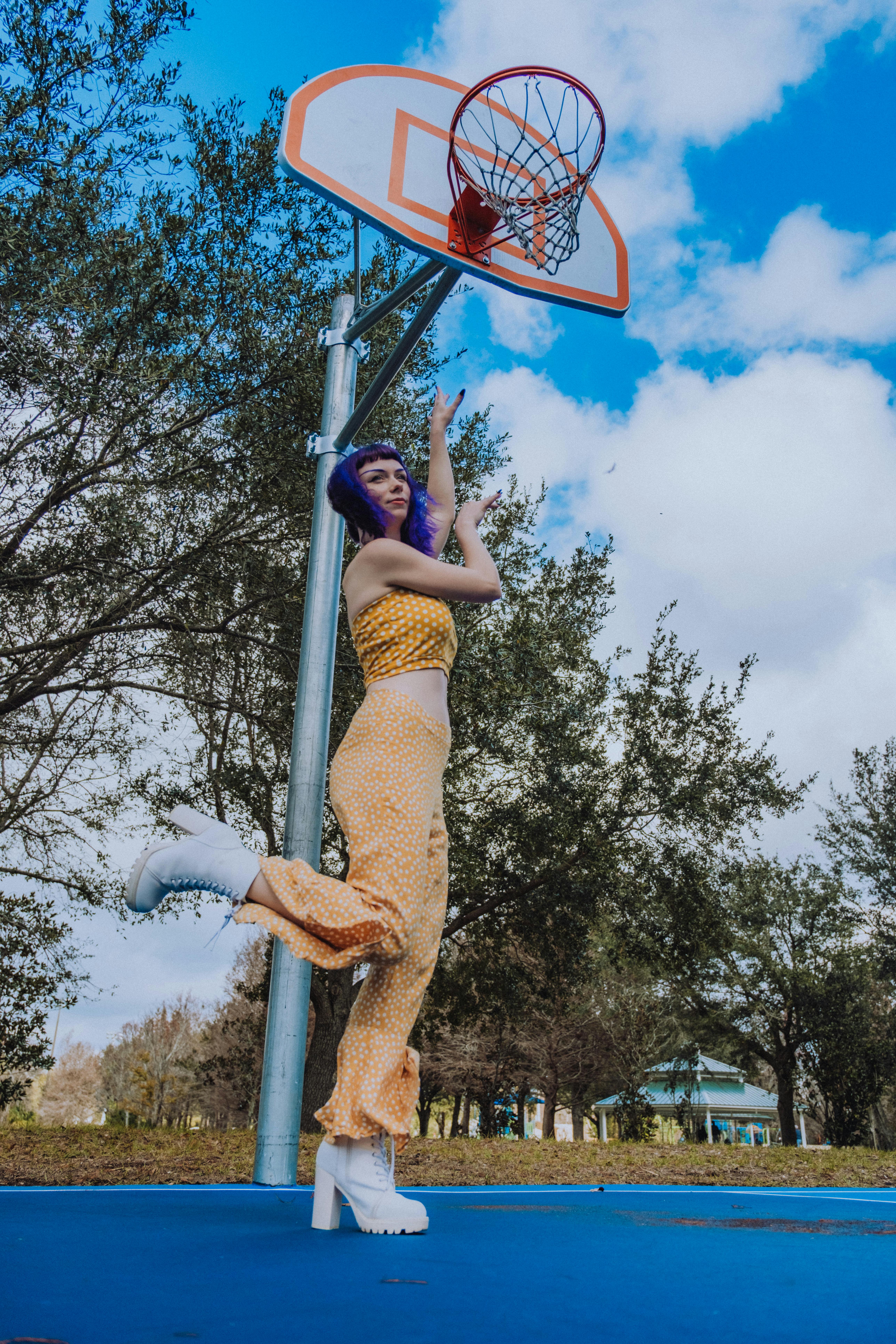 Model Posing in Platform Shoes · Free Stock Photo