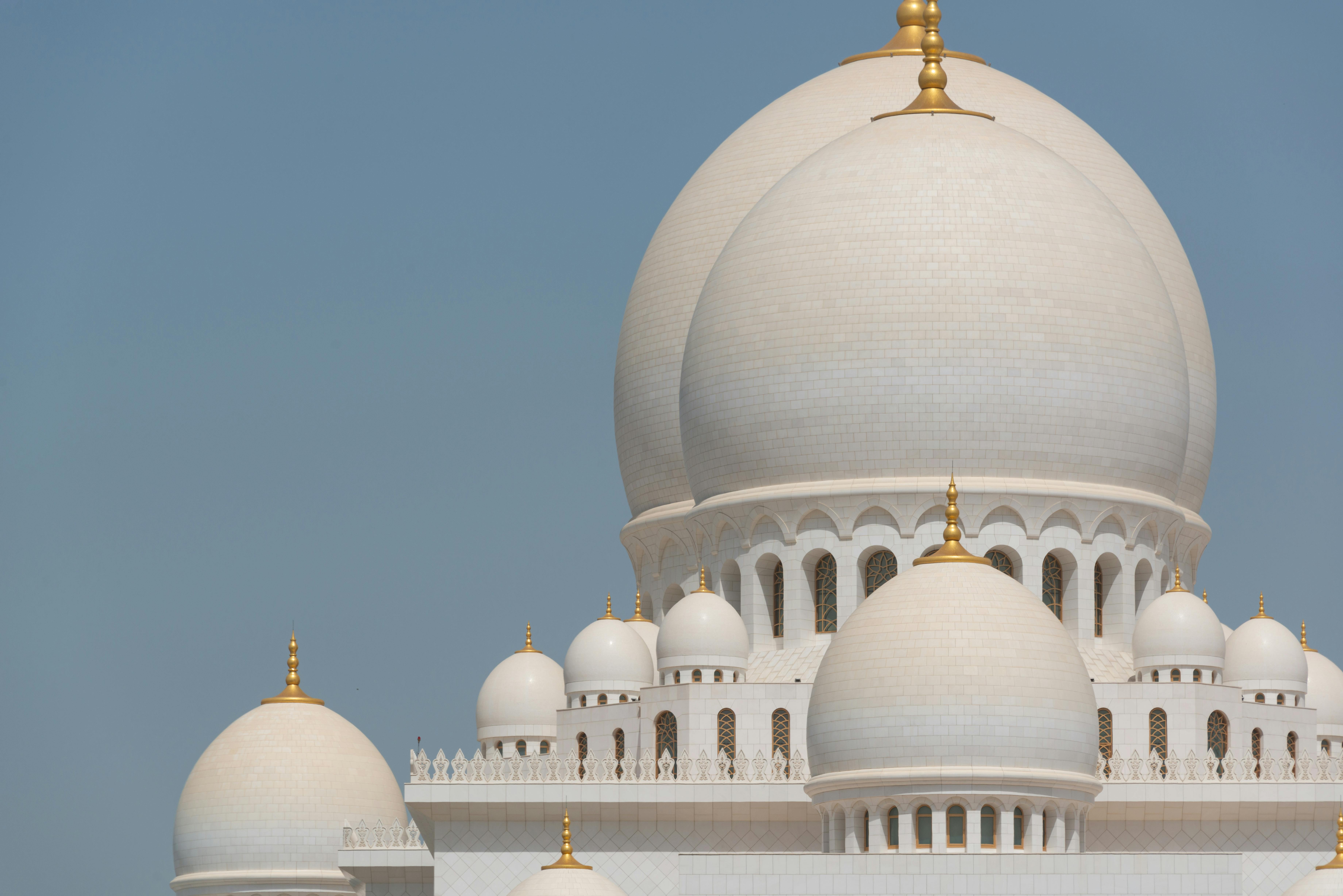 Domes of Grand Mosque · Free Stock Photo