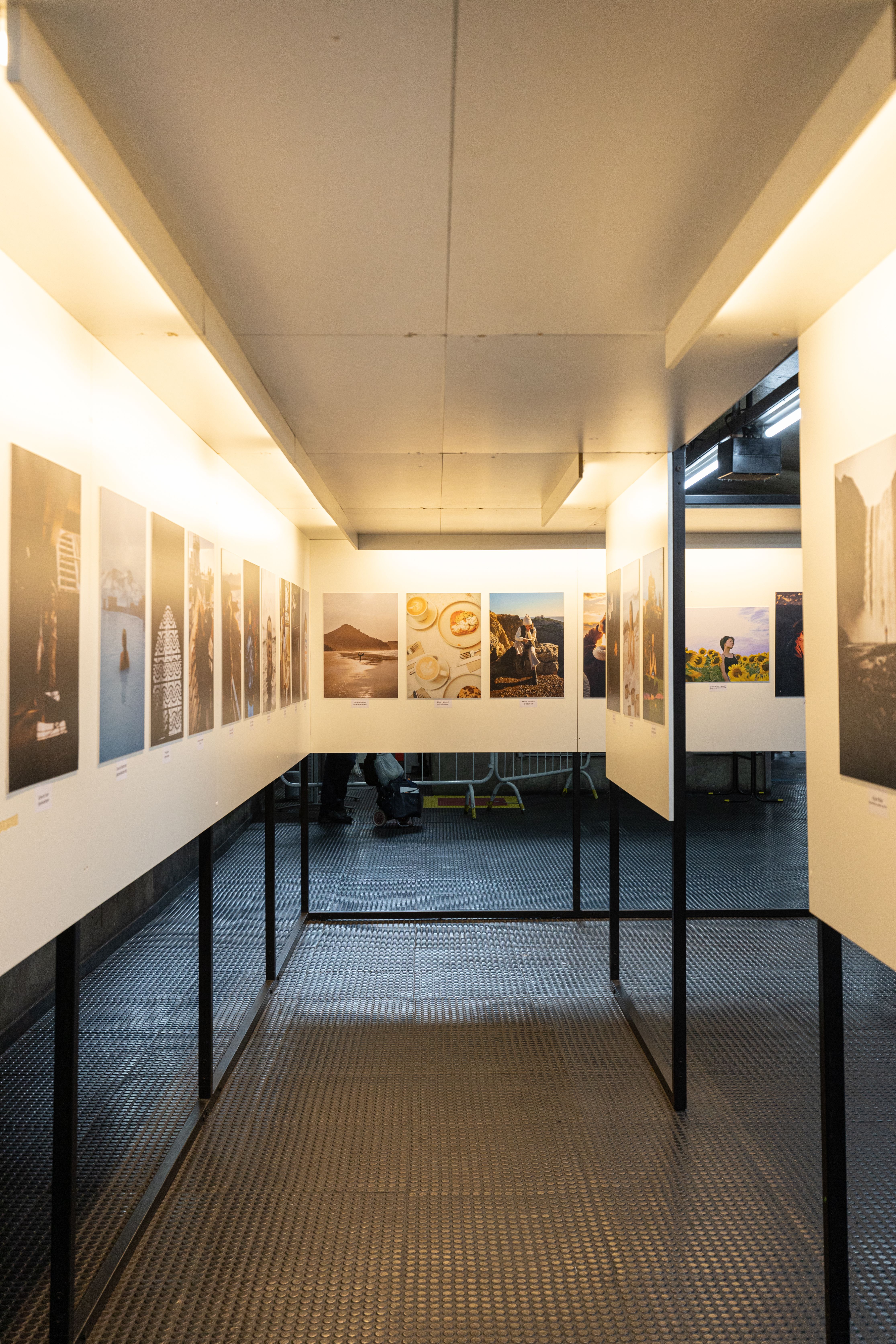 Photographies Display in Art Gallery · Free Stock Photo