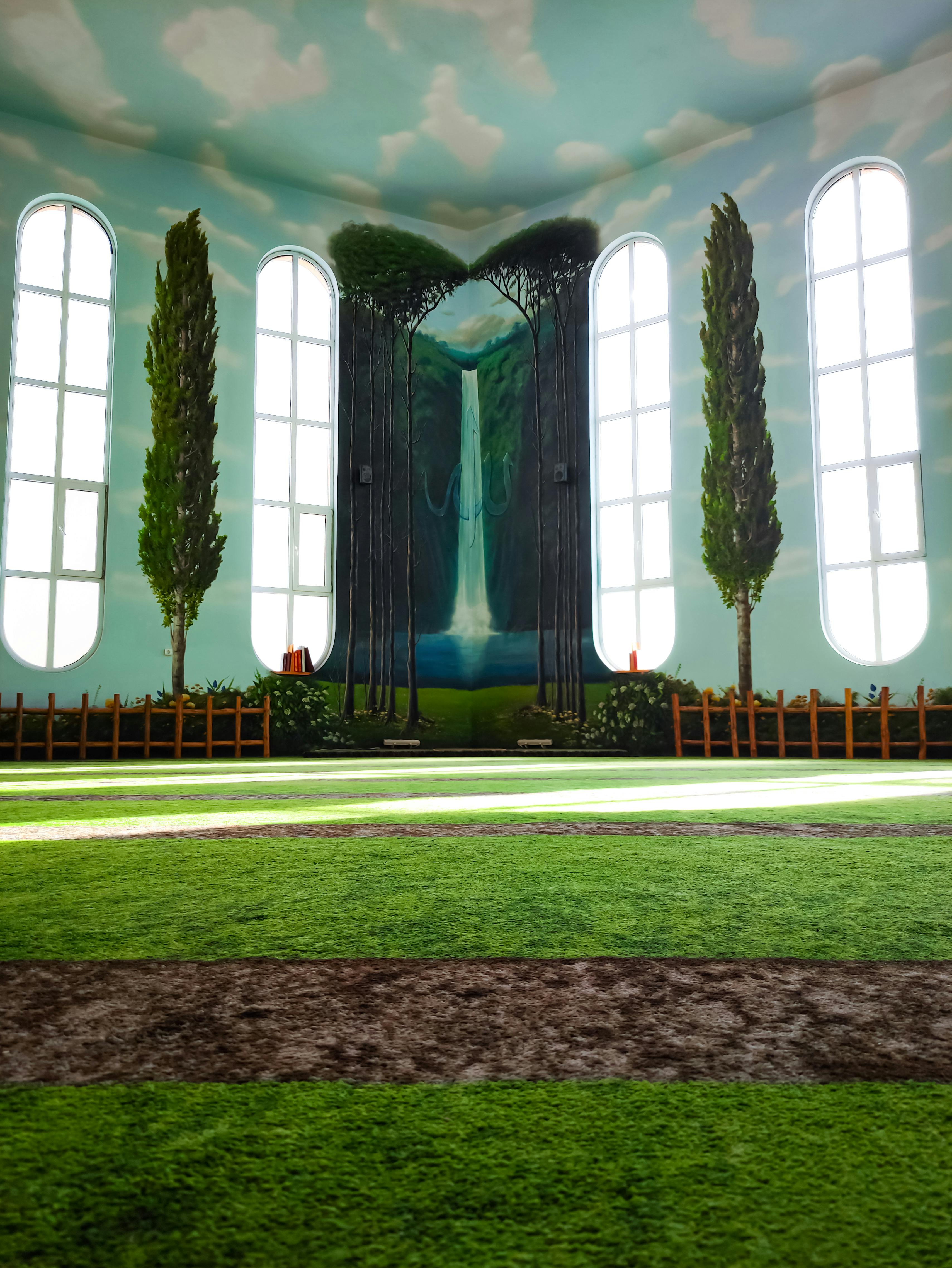 Grass in Hamidiye Cami Mosque in Kirsehir, Turkey · Free Stock Photo