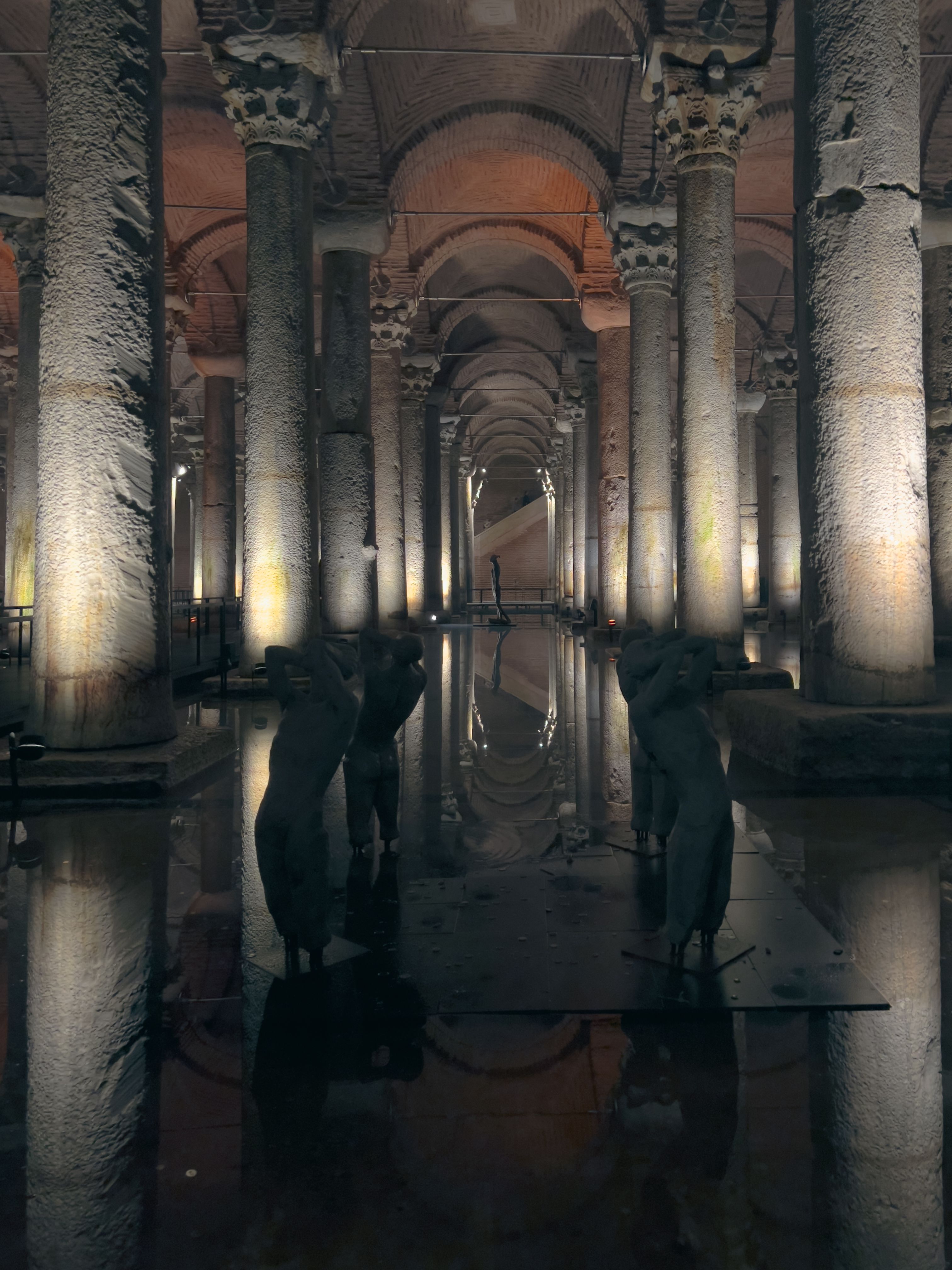 Interior of Basilica Cistern · Free Stock Photo