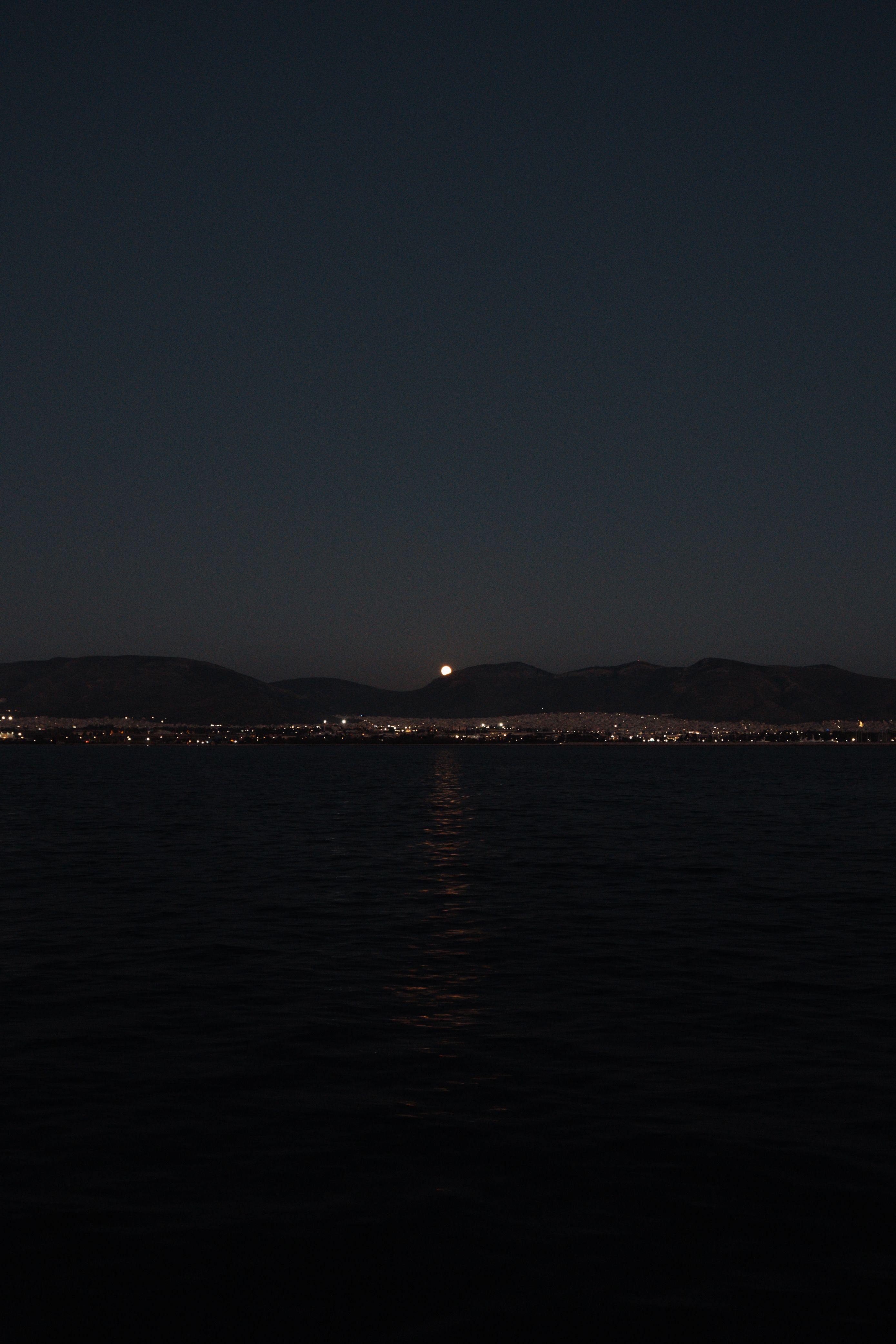Scenic View of the the Lake and Mountains During Night Time · Free ...