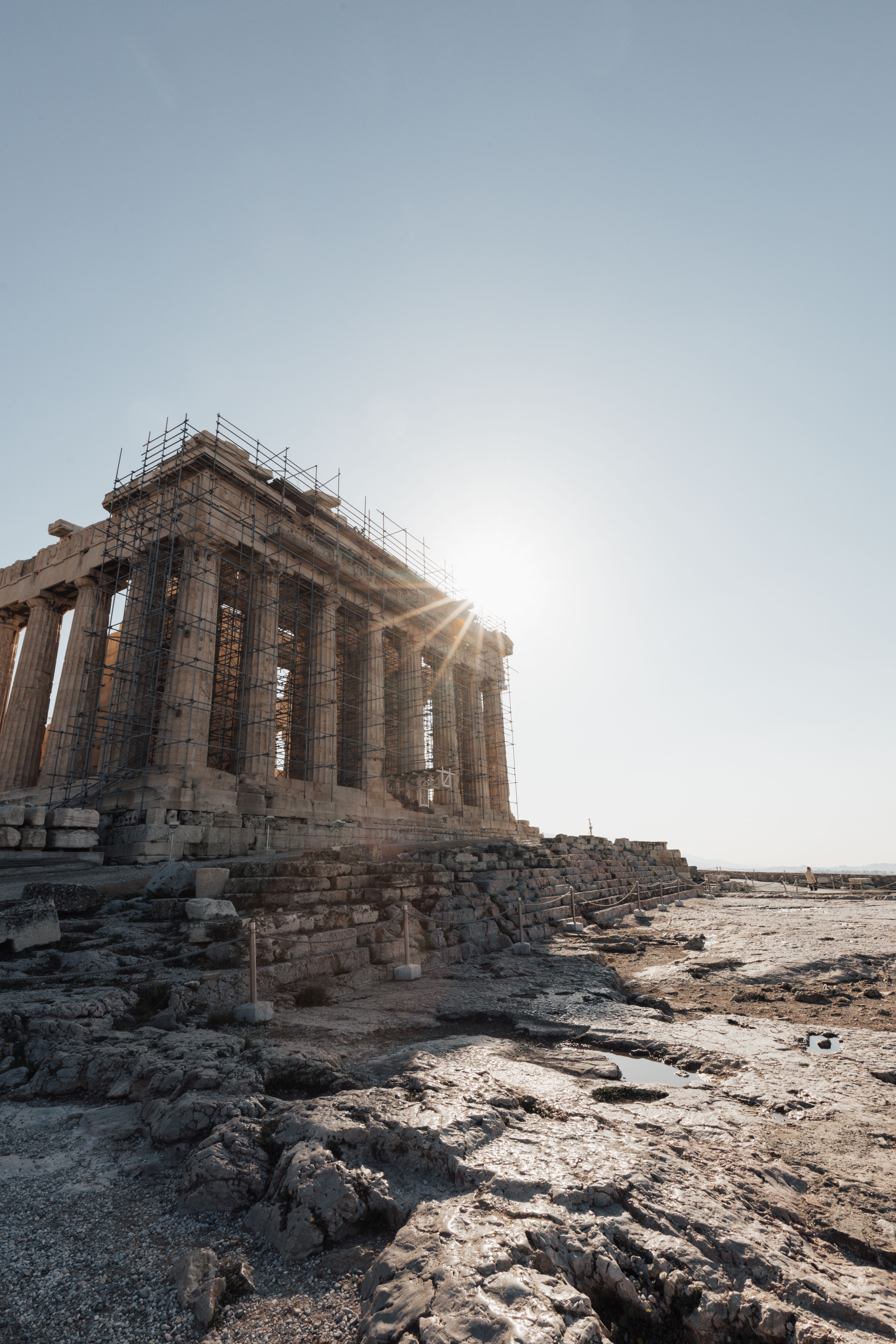 Parthenon Temple in Athens at Sunrise · Free Stock Photo