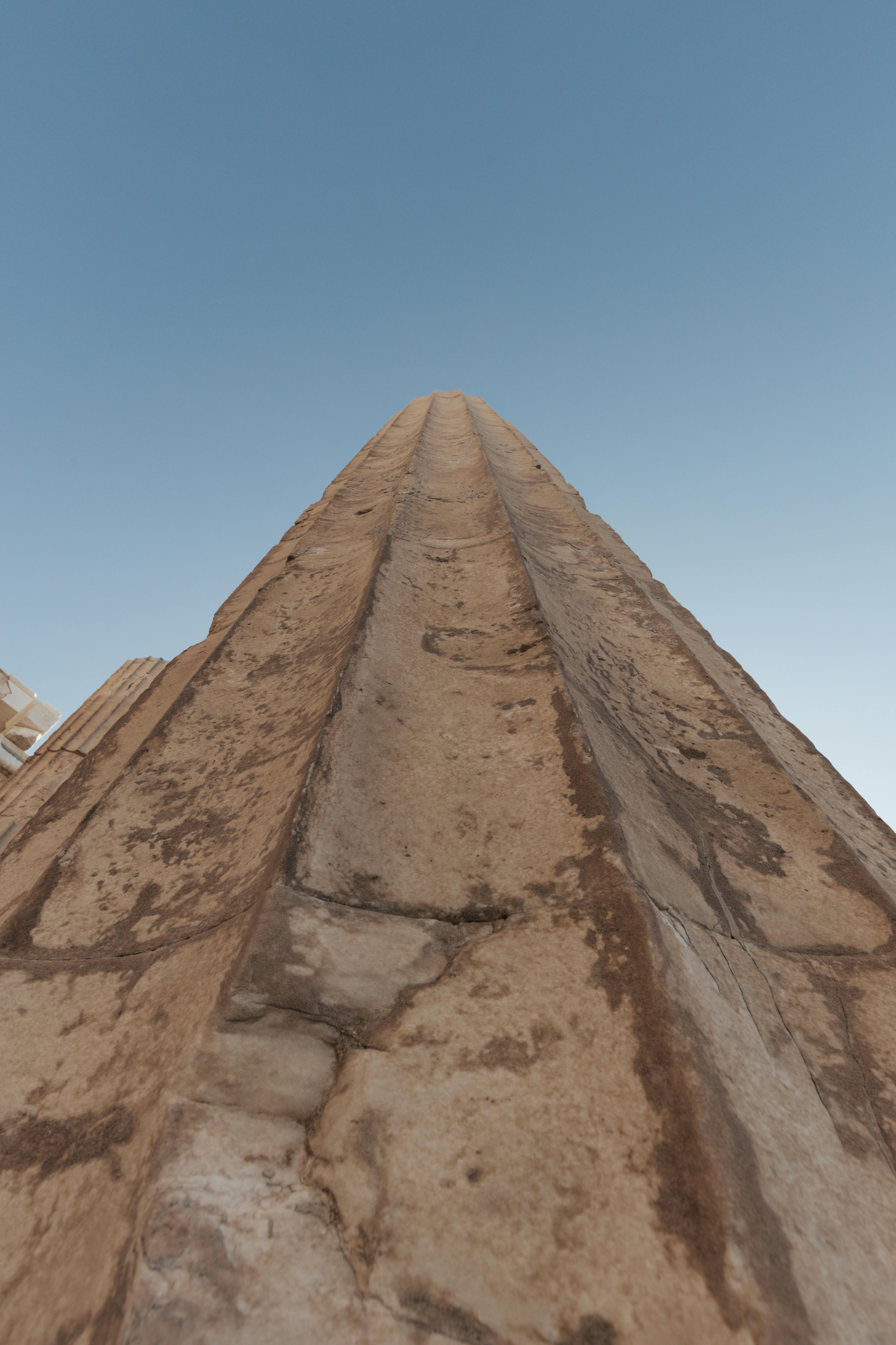 Sandstone Column in Diminishing Perspective · Free Stock Photo