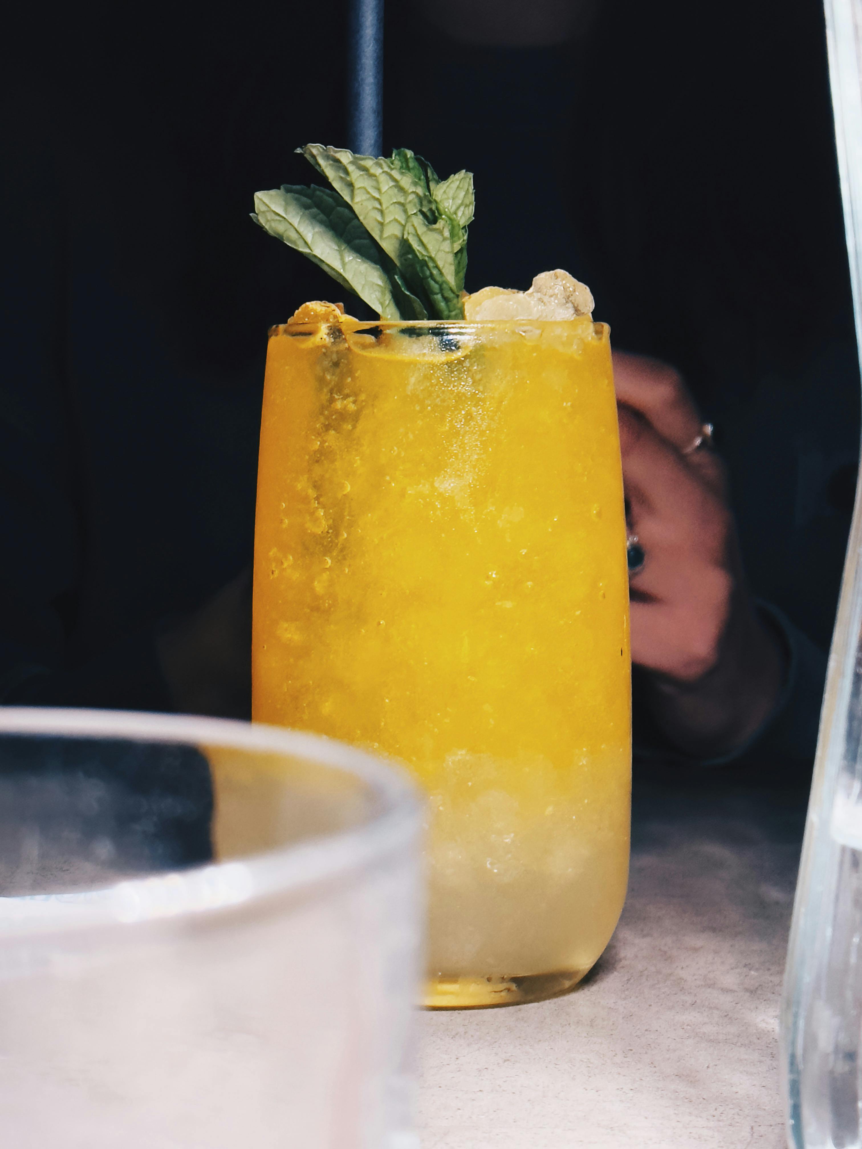 Giant Yellow Soda Drink · Free Stock Photo