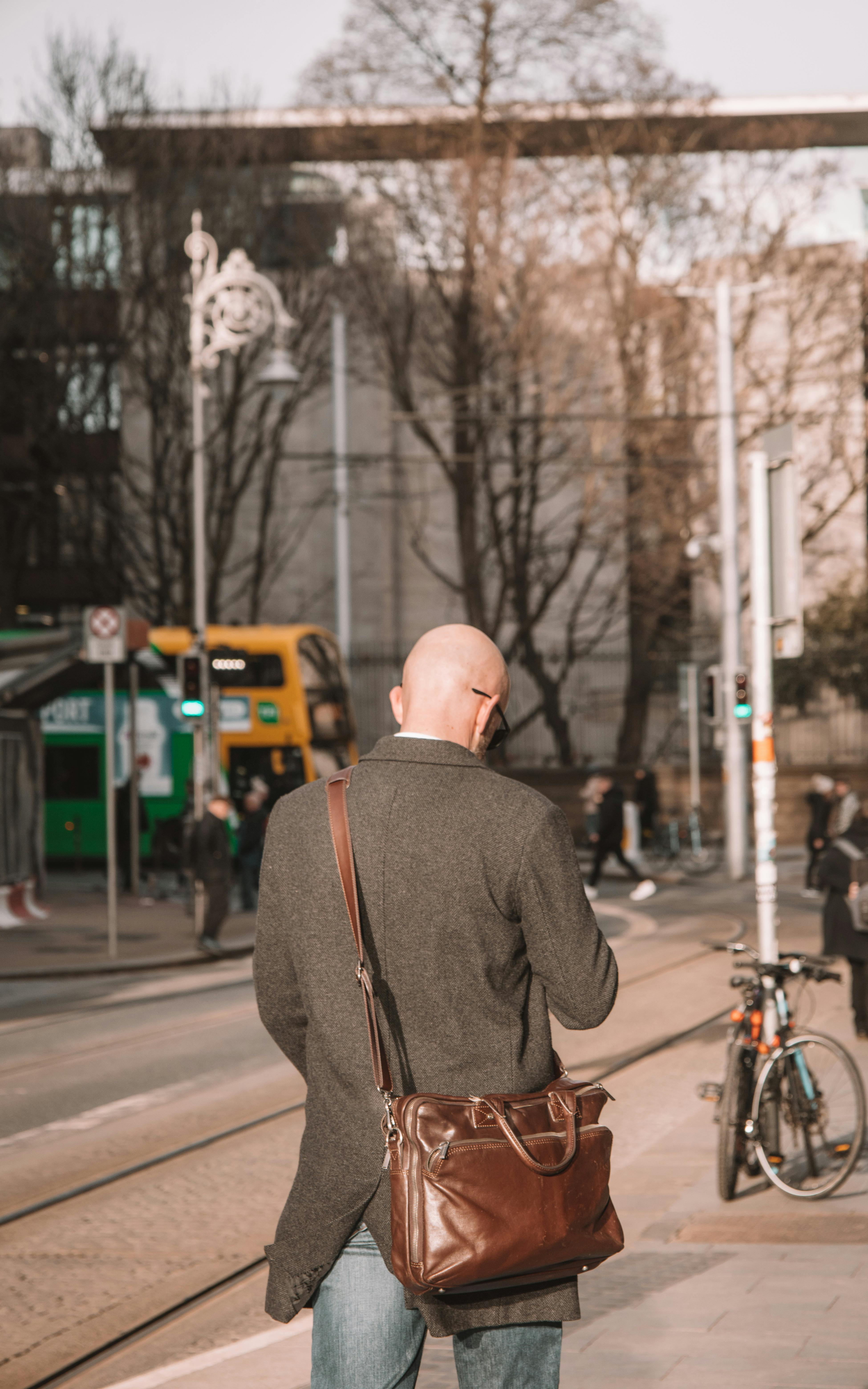 Man Walking on Street · Free Stock Photo