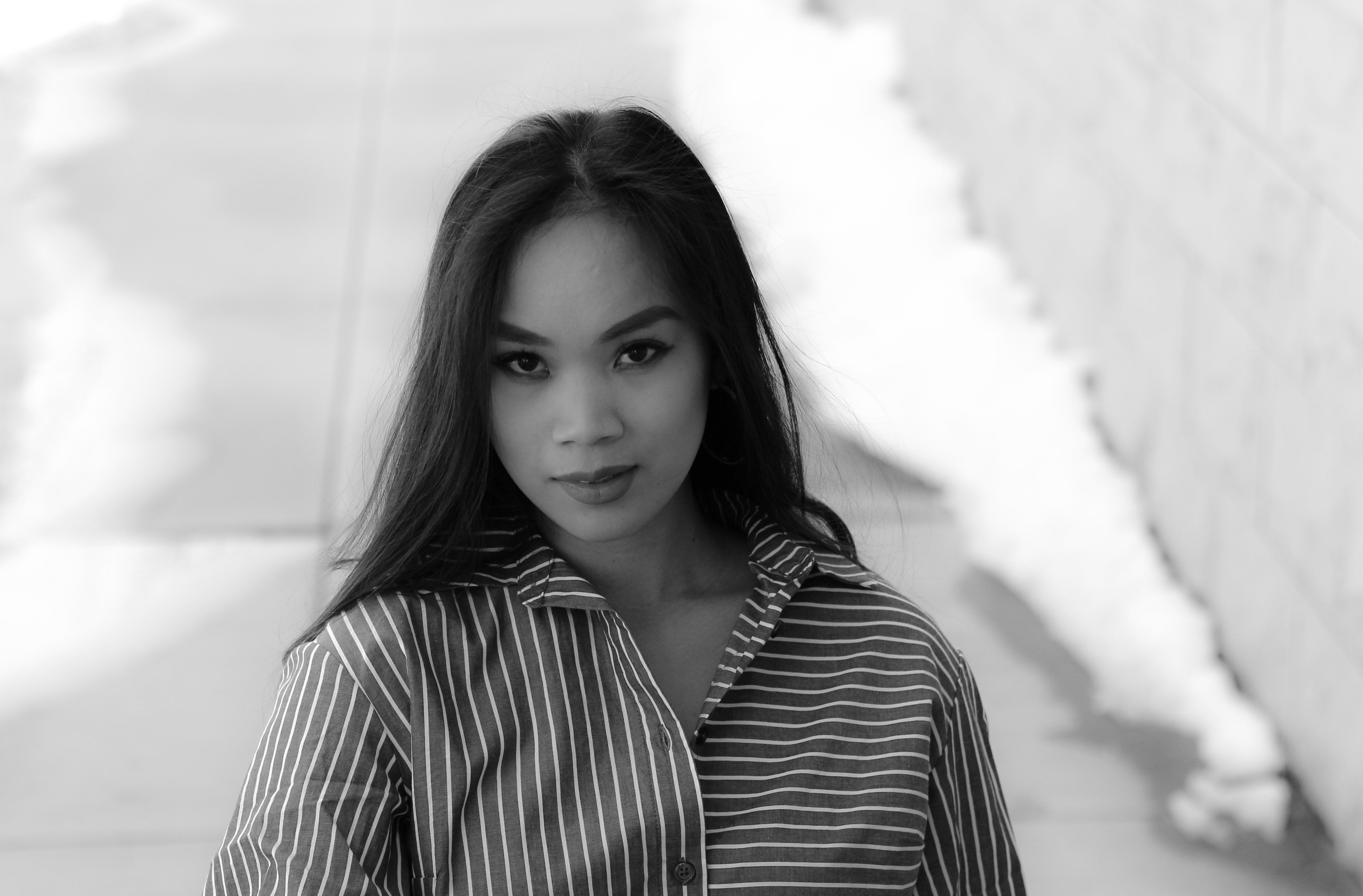 Smiling Woman Face in Shadow · Free Stock Photo