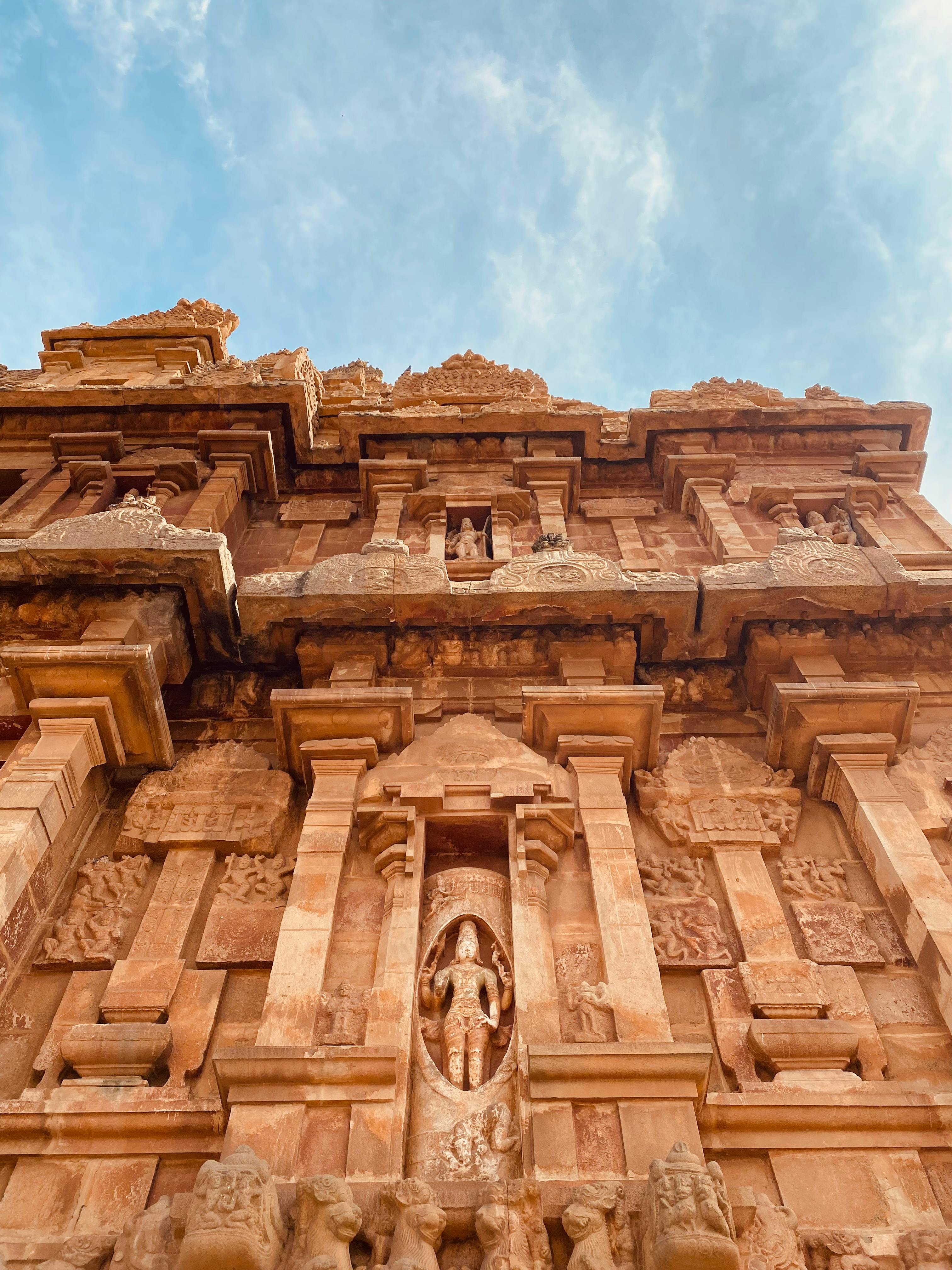 Low Angle View of an Ancient Building · Free Stock Photo
