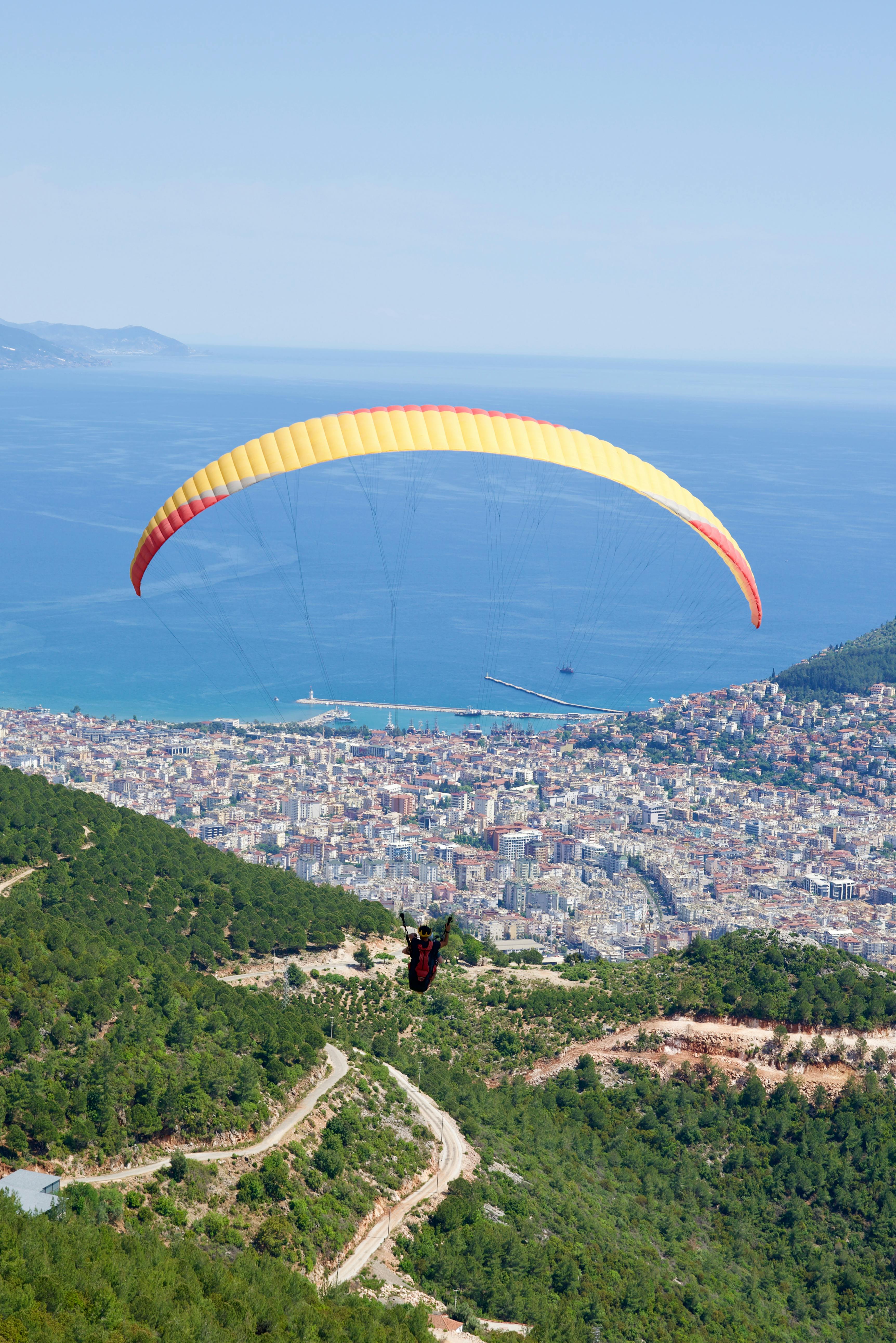 Photo of a Person Paragliding · Free Stock Photo