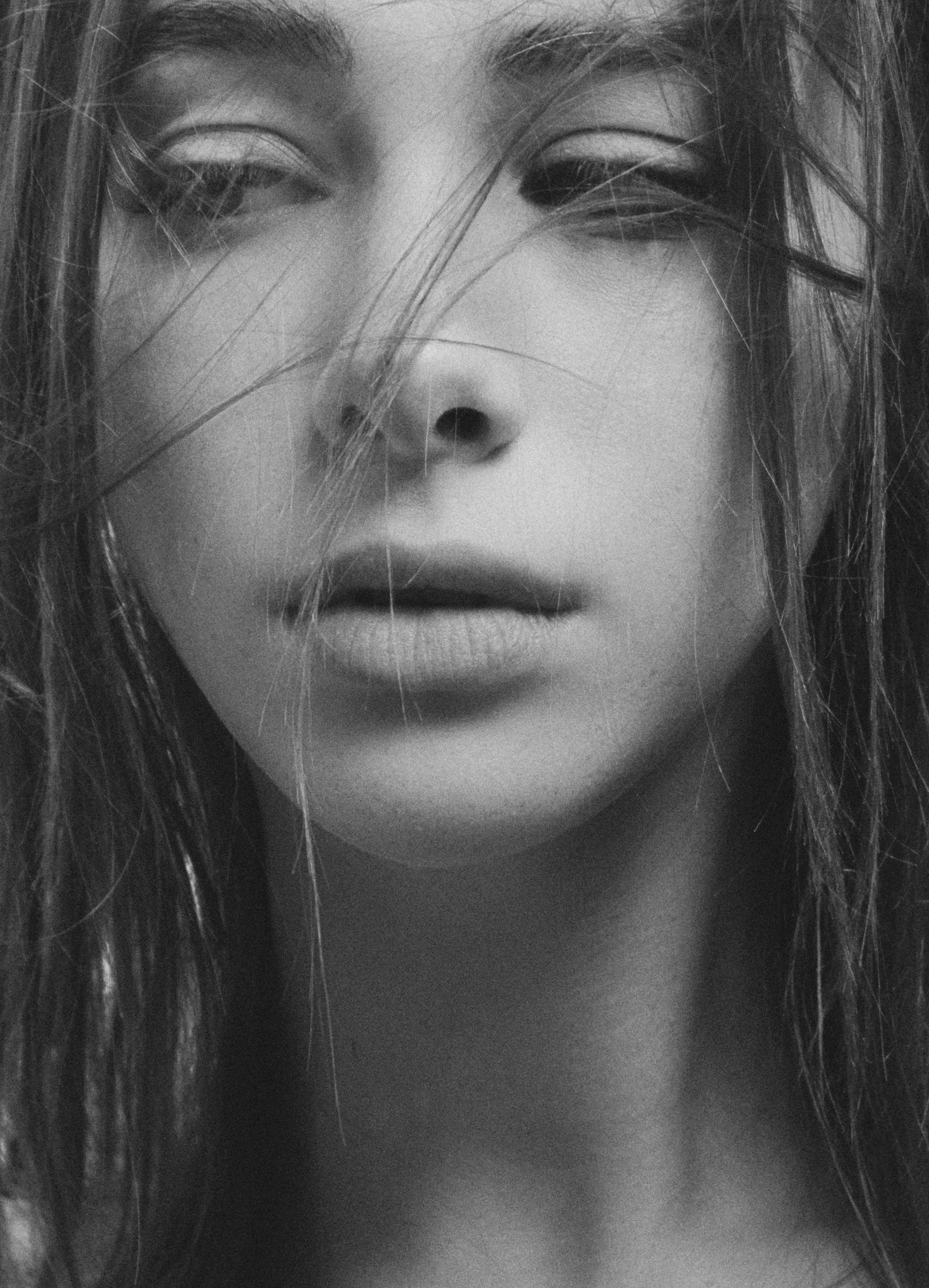 Grayscale Photo People Holding Hands · Free Stock Photo