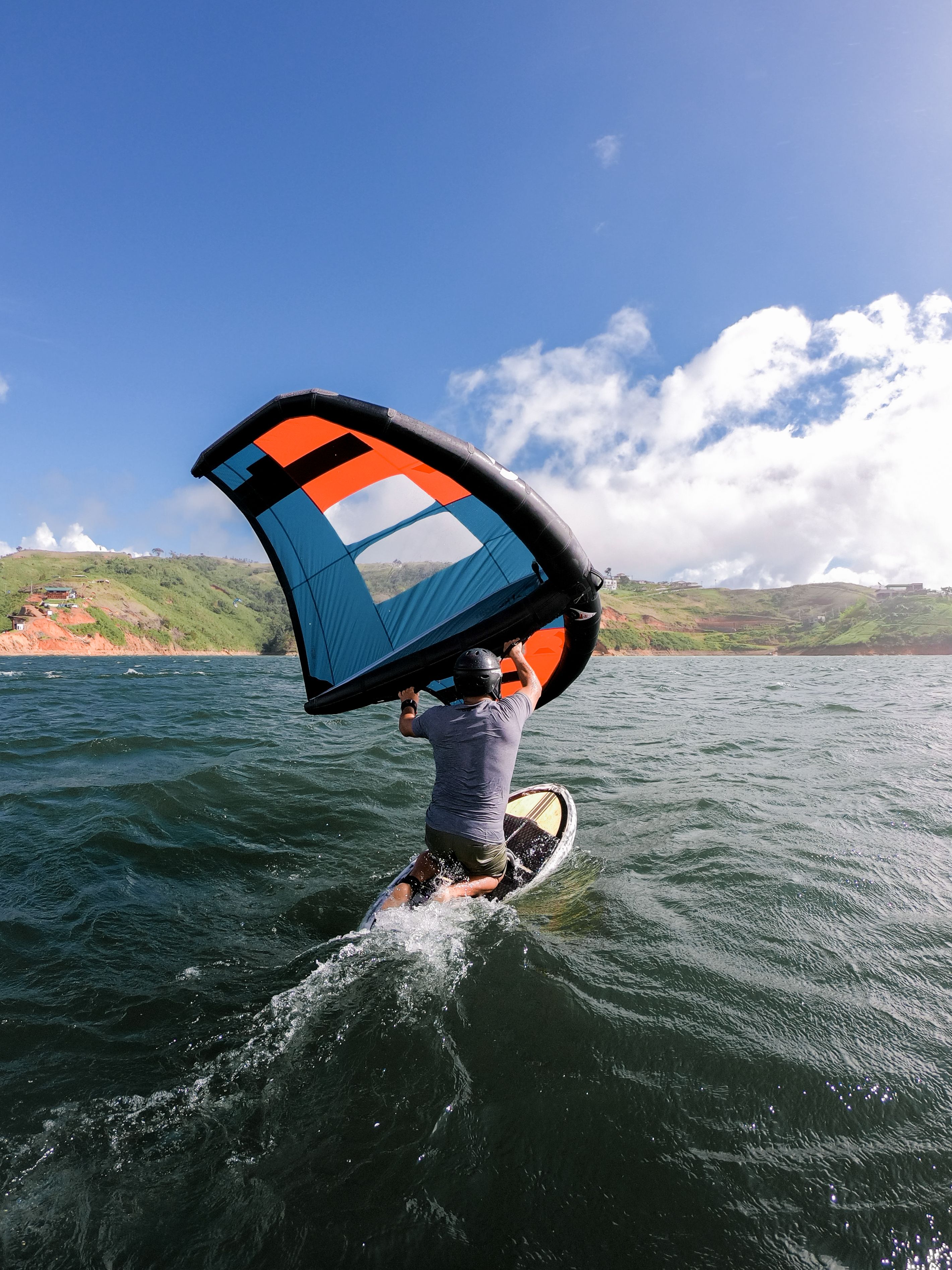 Man Windsurfing on the Sea · Free Stock Photo