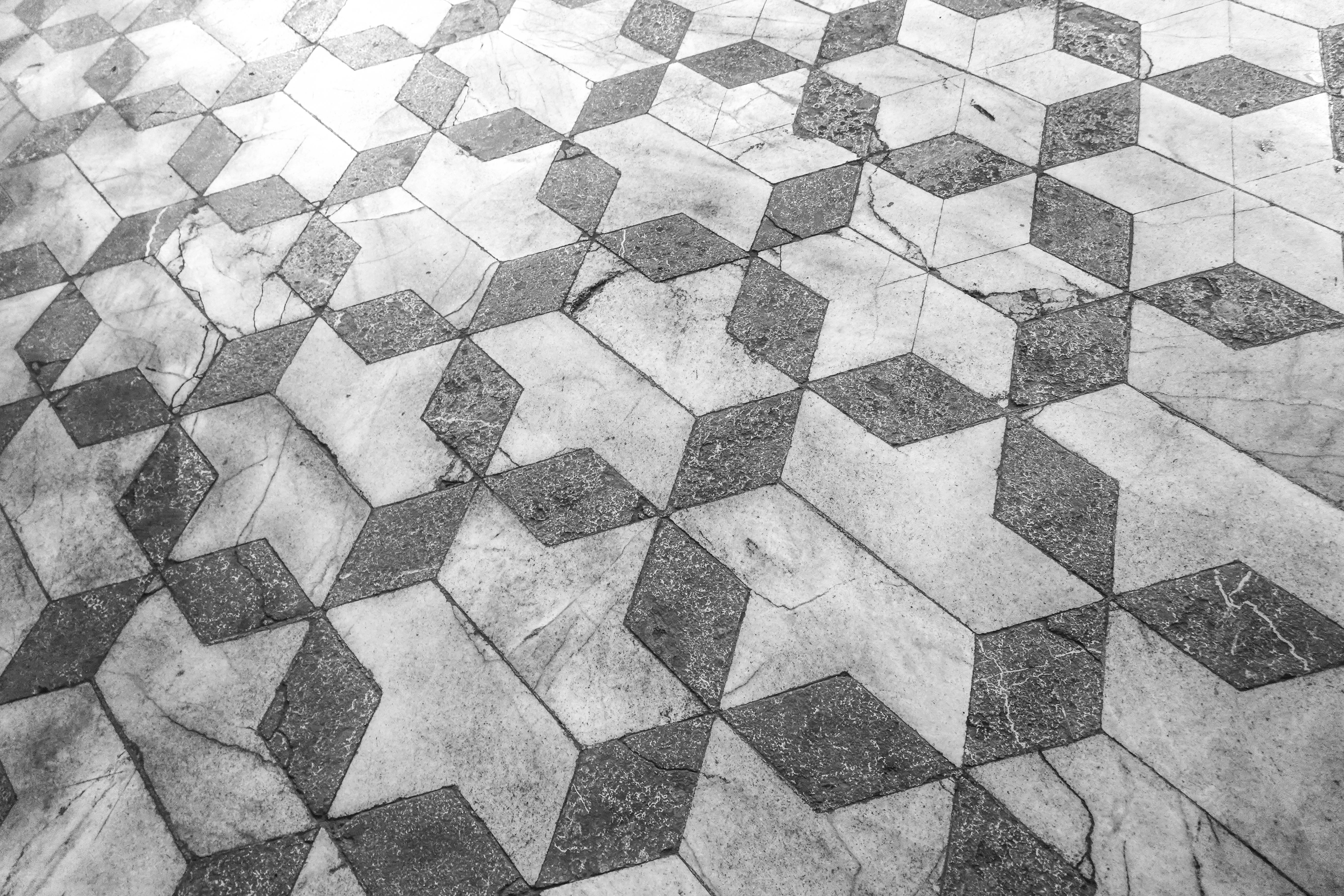 Marble Tiles formign Star Shaped Pattern · Free Stock Photo