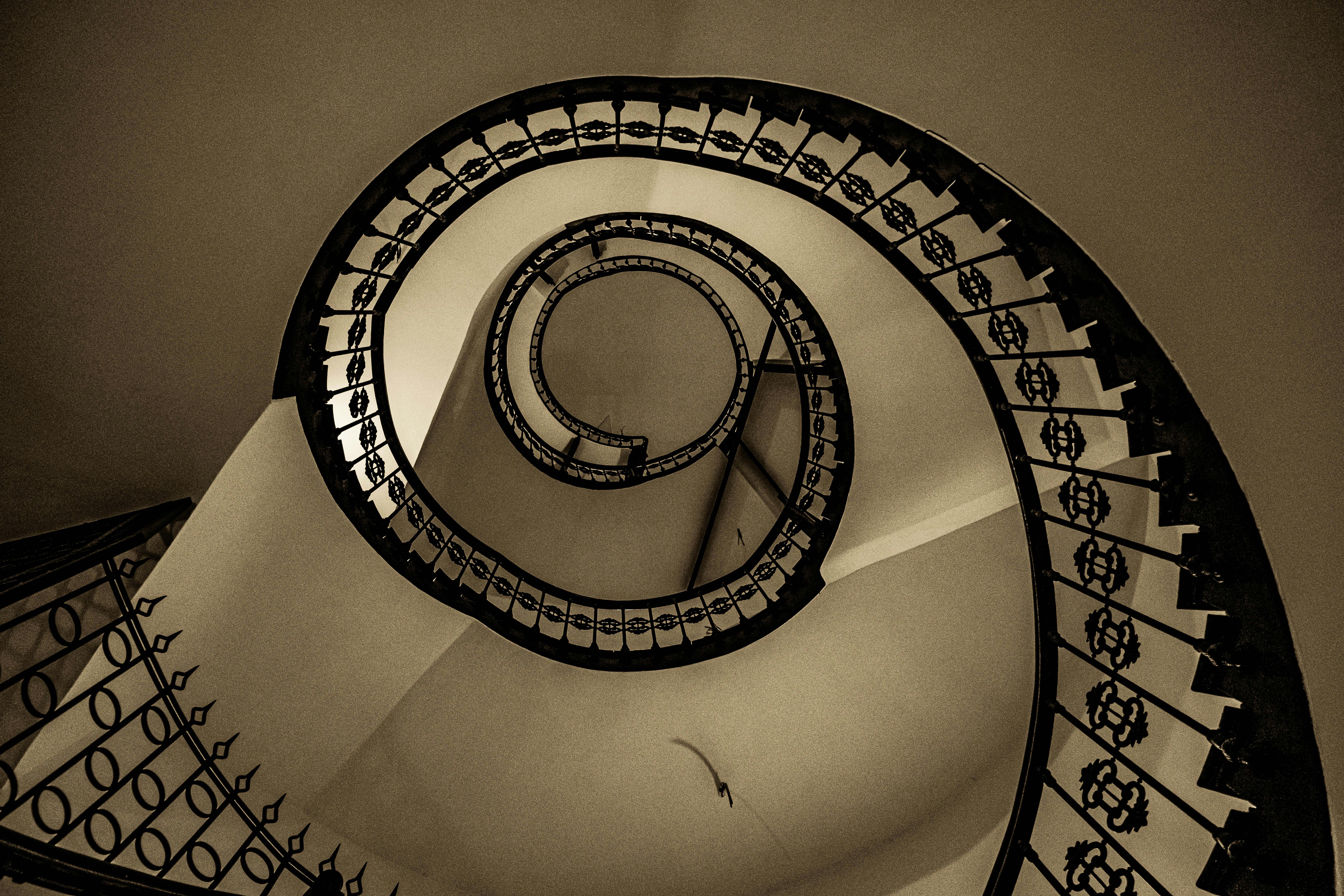 Snail Shape Staircase · Free Stock Photo