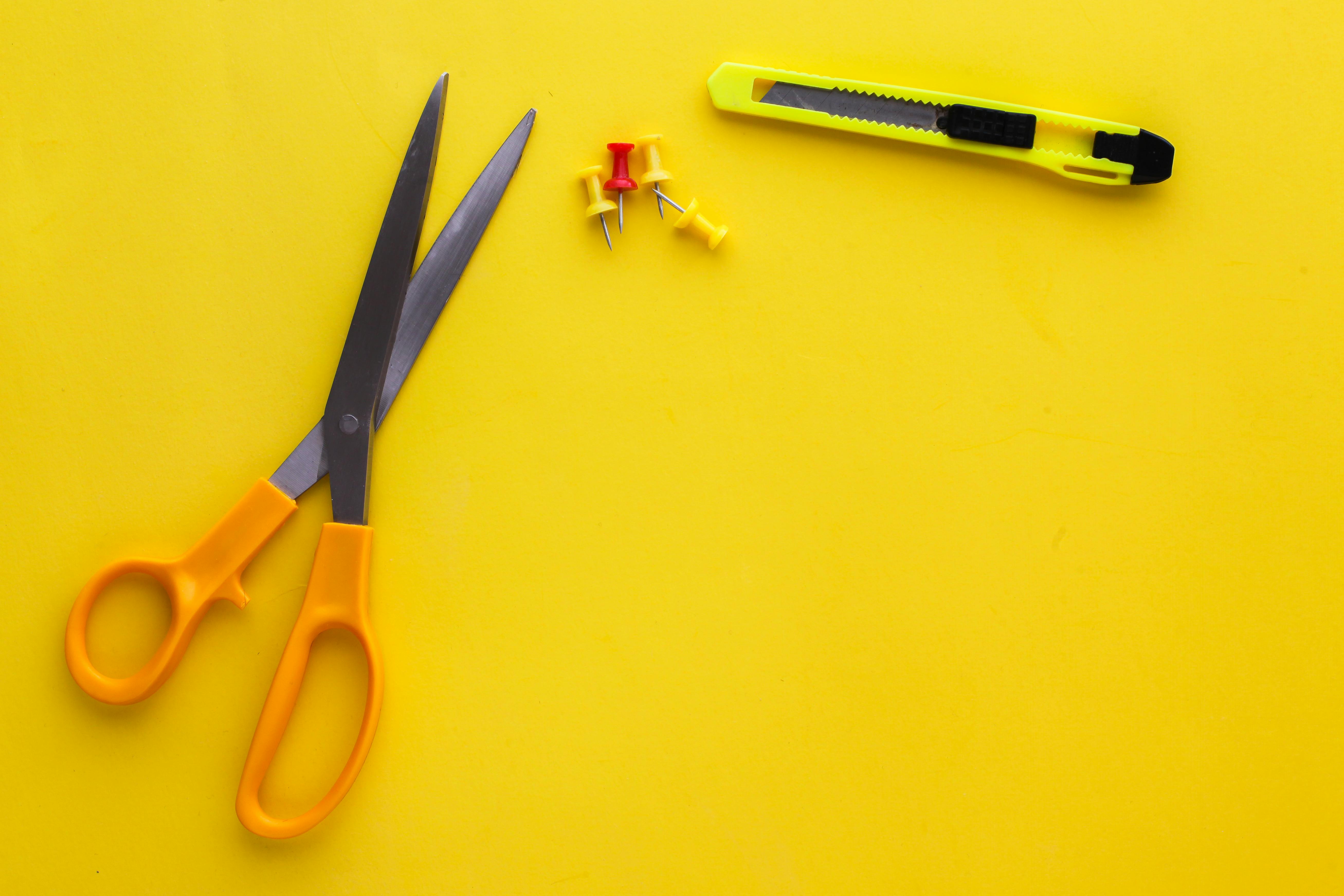 Paper Cutting Tools On Graphics Board · Free Stock Photo