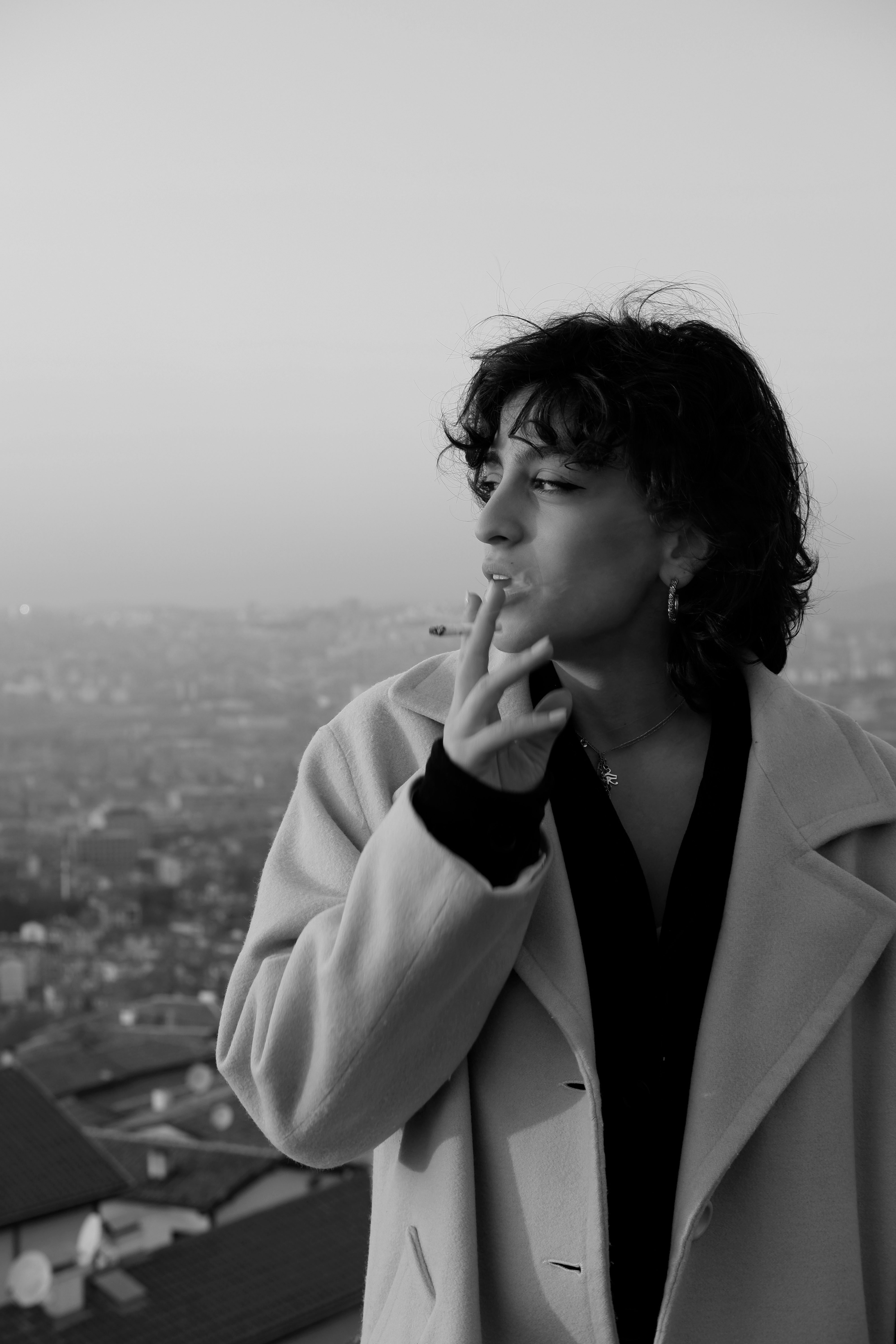 Woman Smoking Cigarette · Free Stock Photo